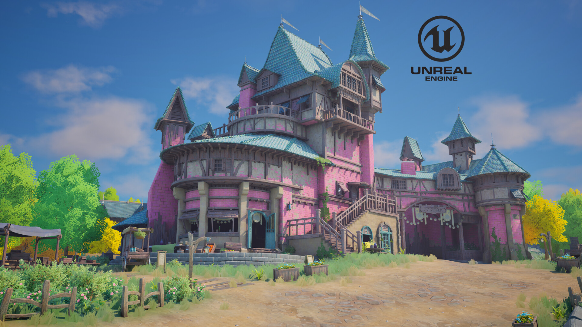 ArtStation - Project 'Coretta' | Unreal Engine 5 Stylized Scene