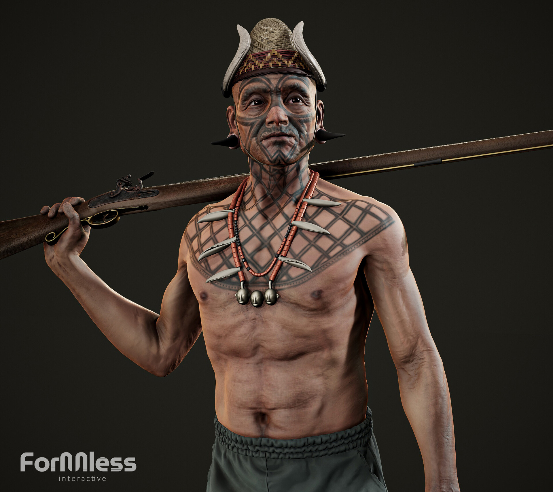 ArtStation - Naga Headhunter: Anatomy study