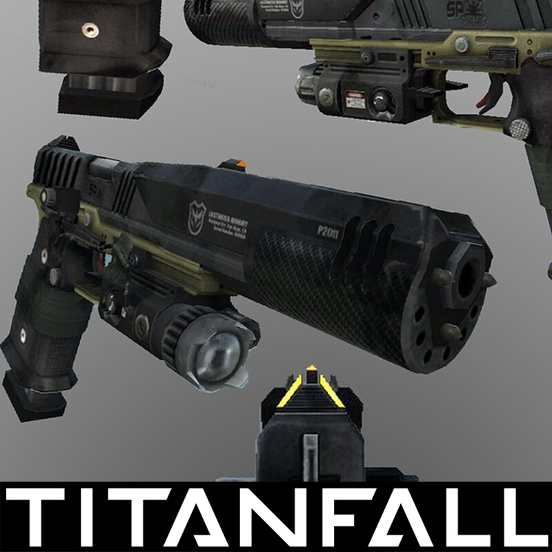 ArtStation - Titanfall 1: P2011-SP "Smart Pistol"
