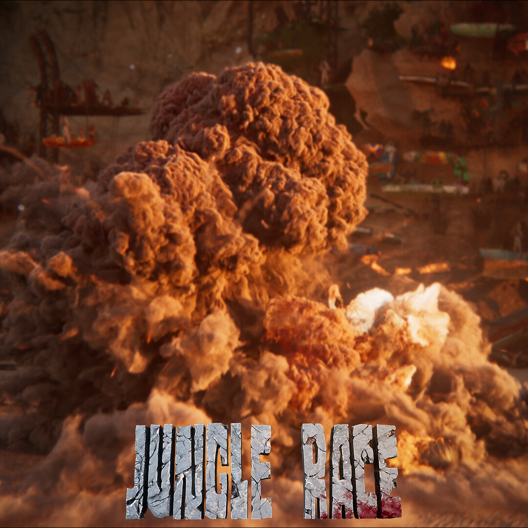 ArtStation - JUNGLE RACE - Final Explosion