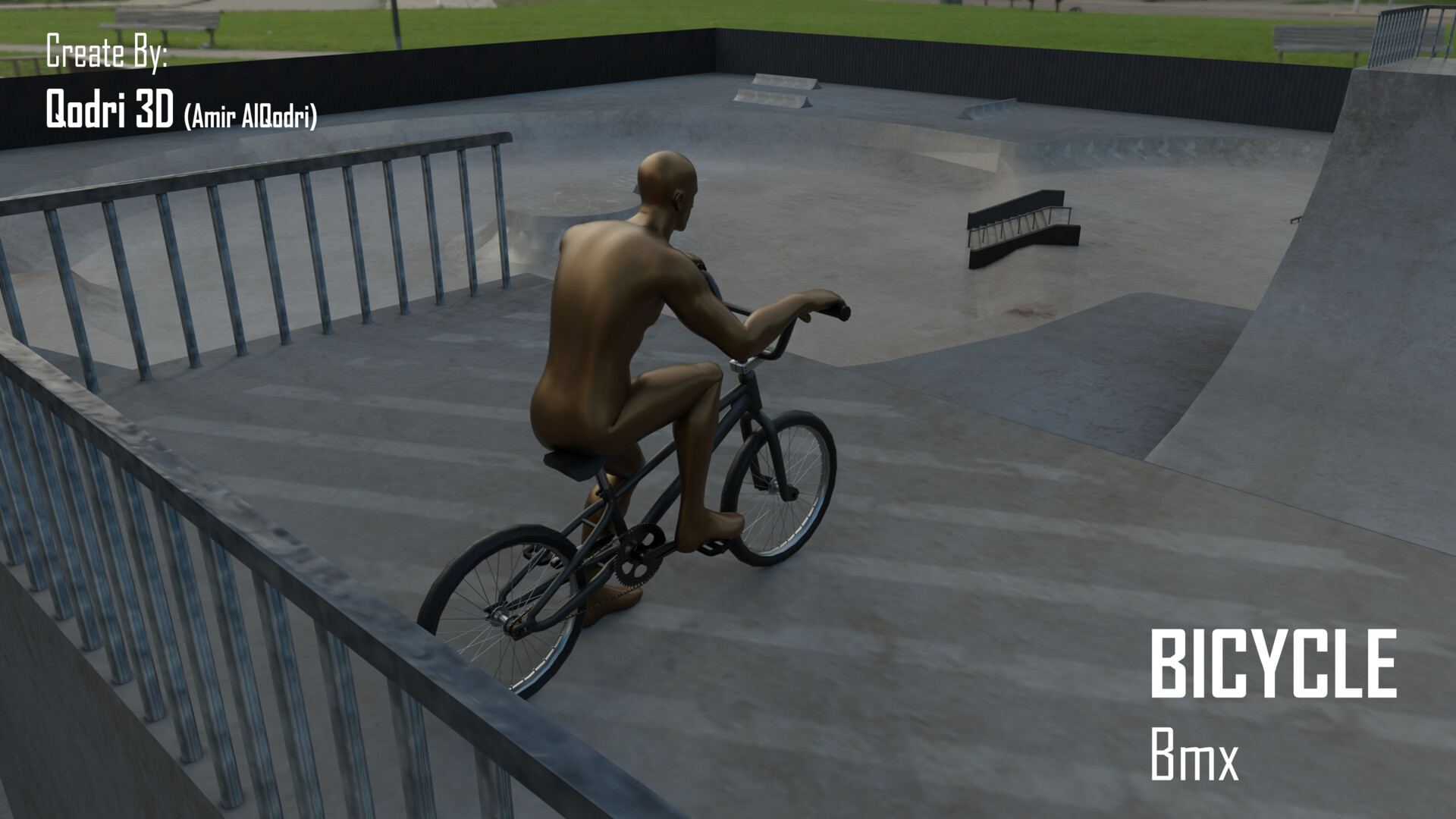 ArtStation - BICYCLE BMX 3D FULL CUSTOM RIG