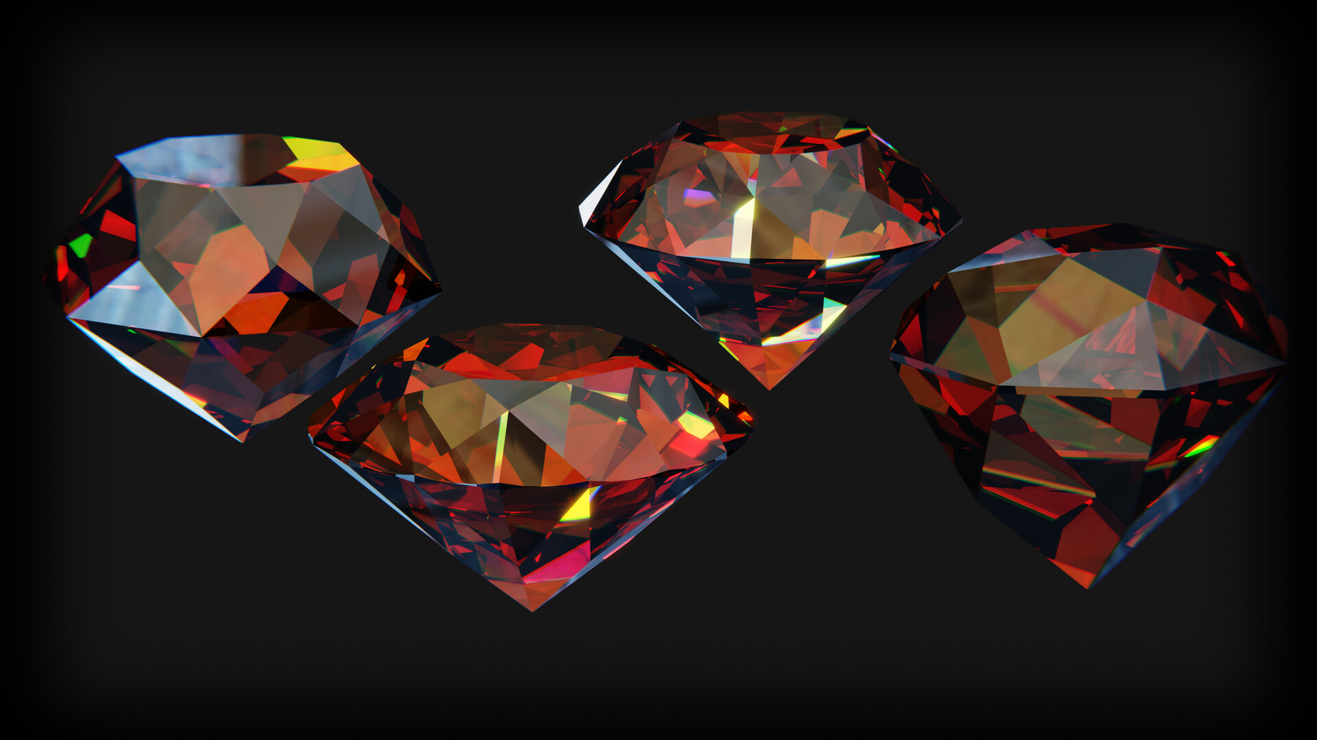 ArtStation - Gems 3D Print-Blender Practise