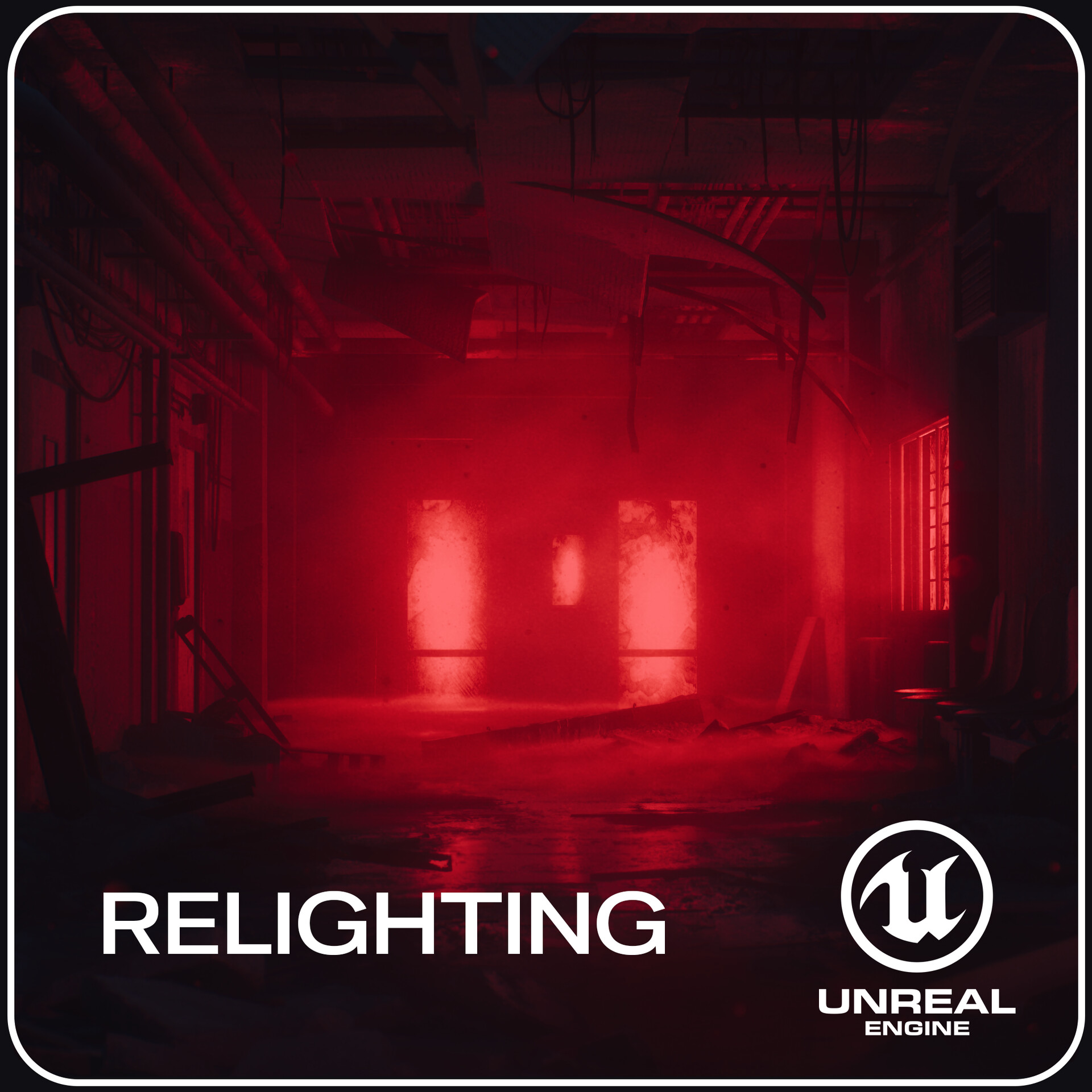 ArtStation - Quixel Derelict Corridor Relighting