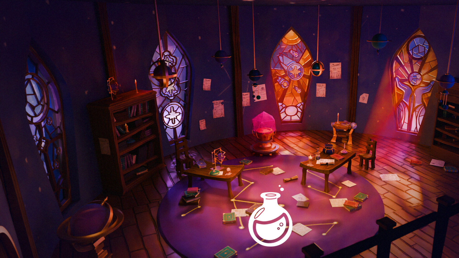 ArtStation - Astronomer's workspace