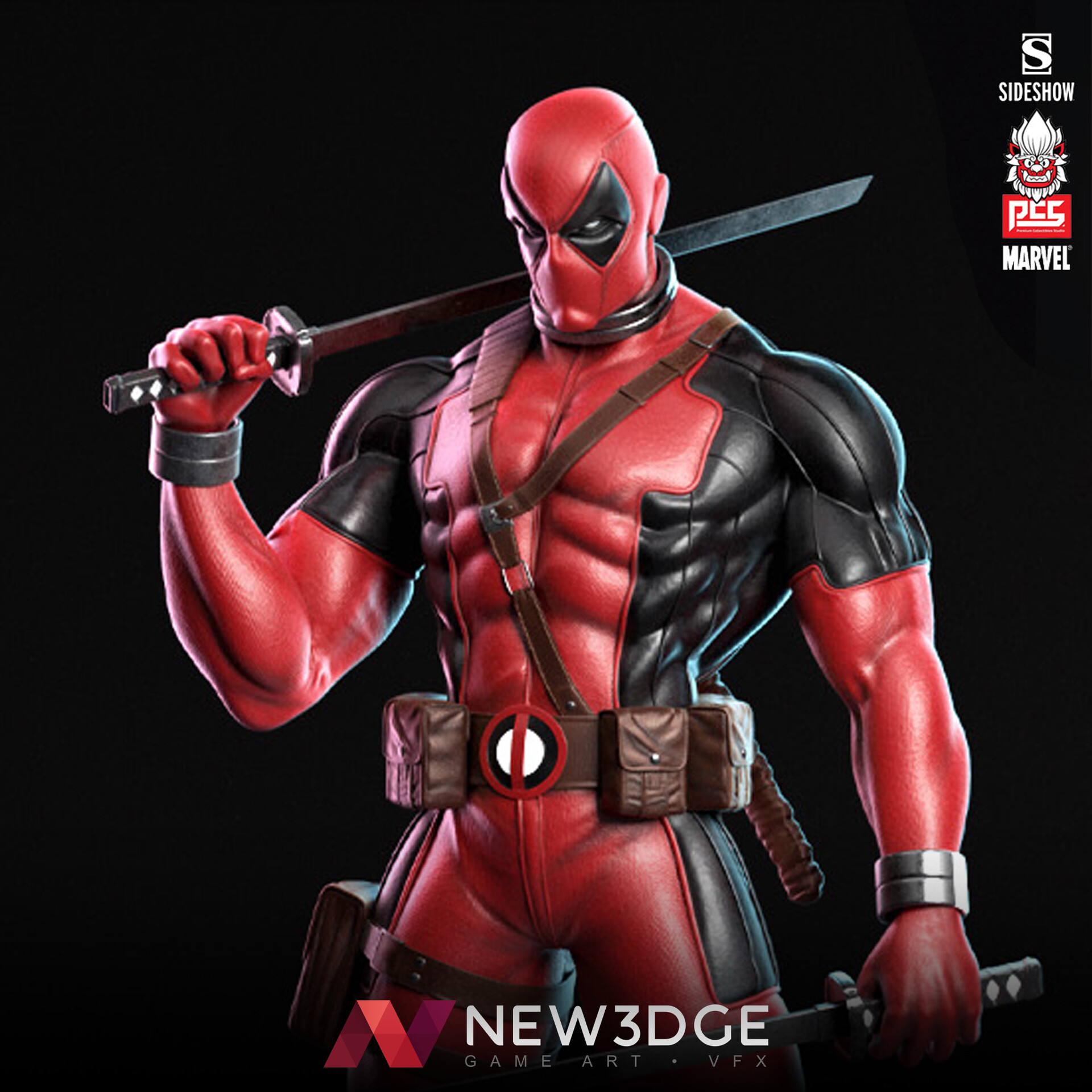 ArtStation - Deadpool sculpt
