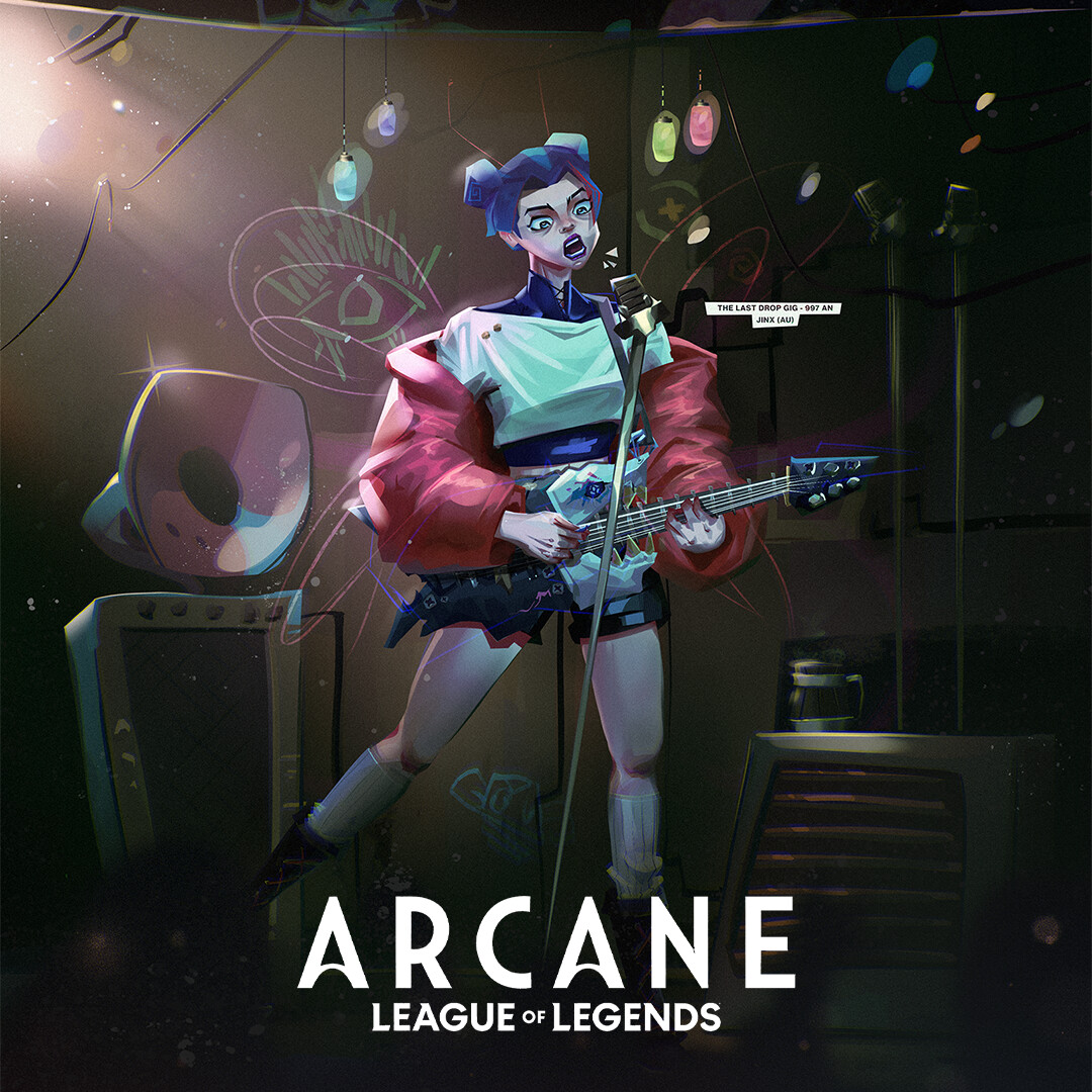 ArtStation - jinx (alternate universe) // arcane