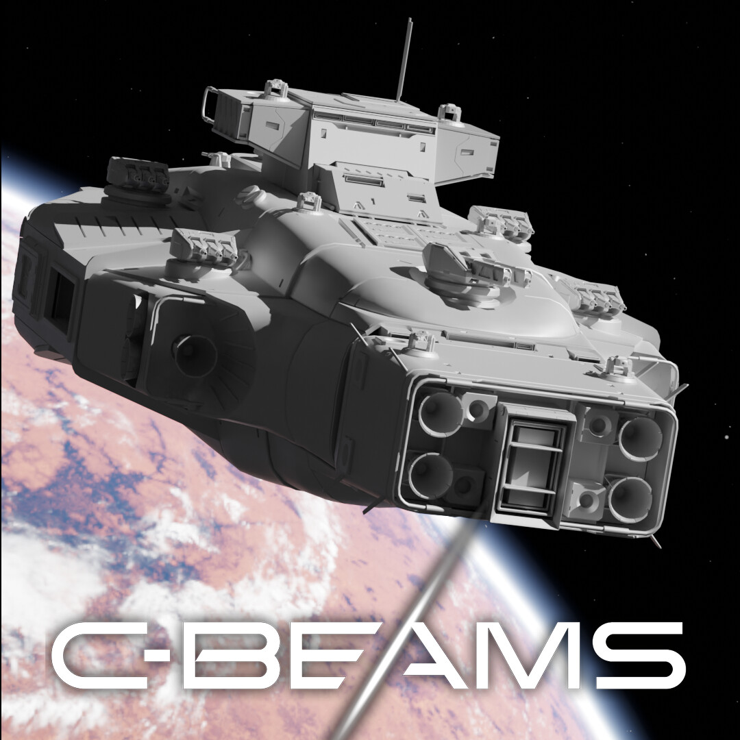 ArtStation - C-Beams Destroyer Size 4