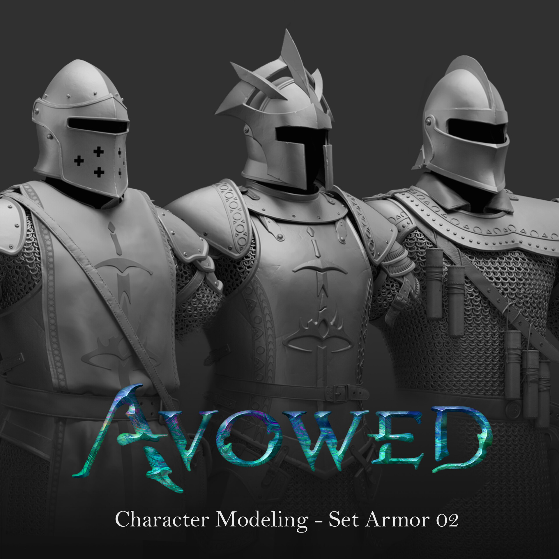 ArtStation - Avowed Character Modeling - Set Armor 02