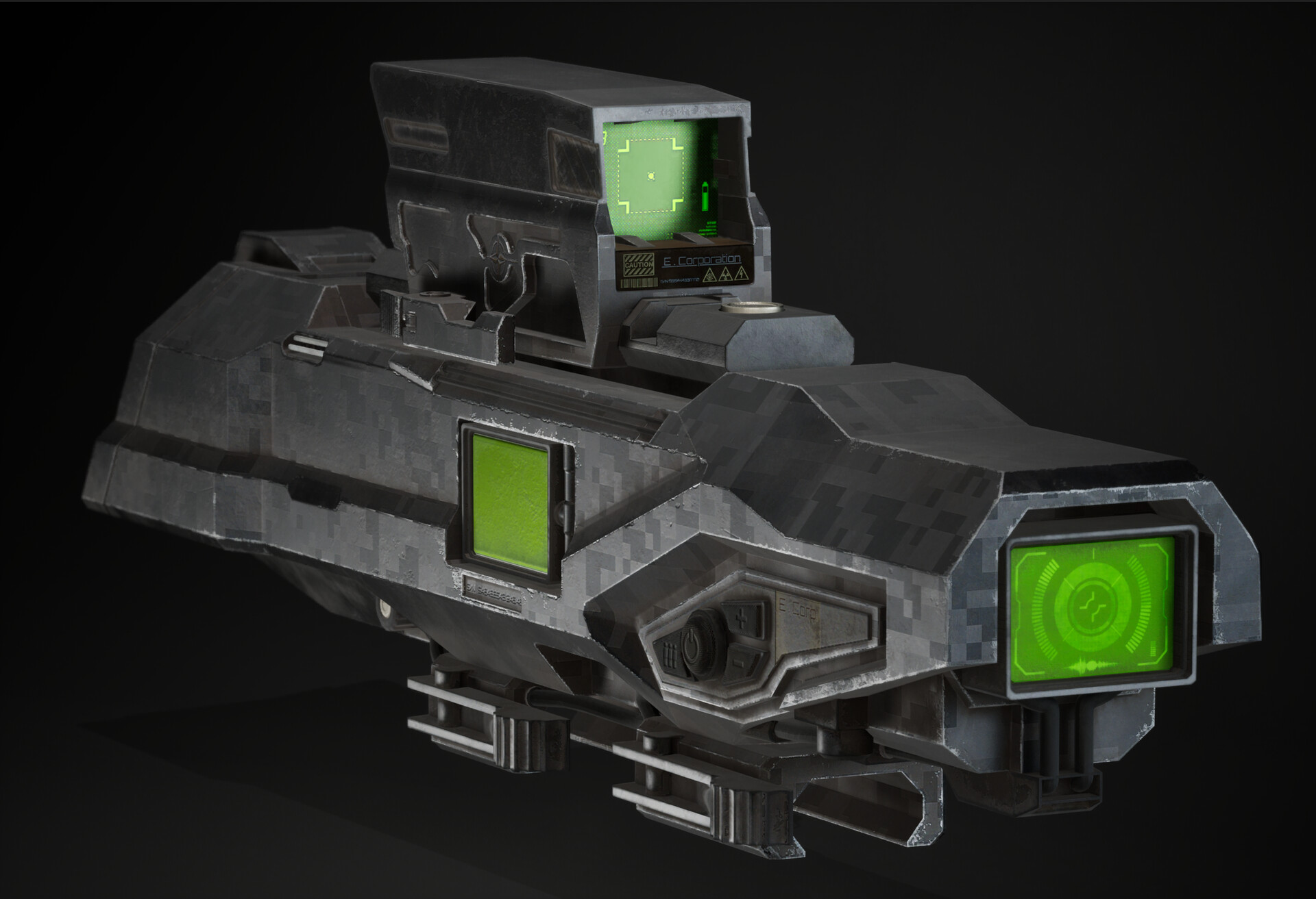 ArtStation - Sci Fi Scope - Model from concept