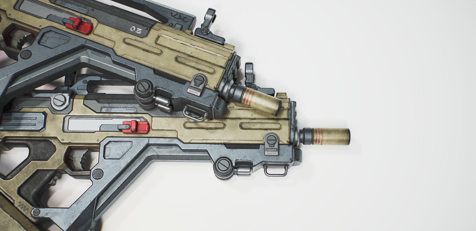 ArtStation - Sci-Fi Heavy Assault Rifle