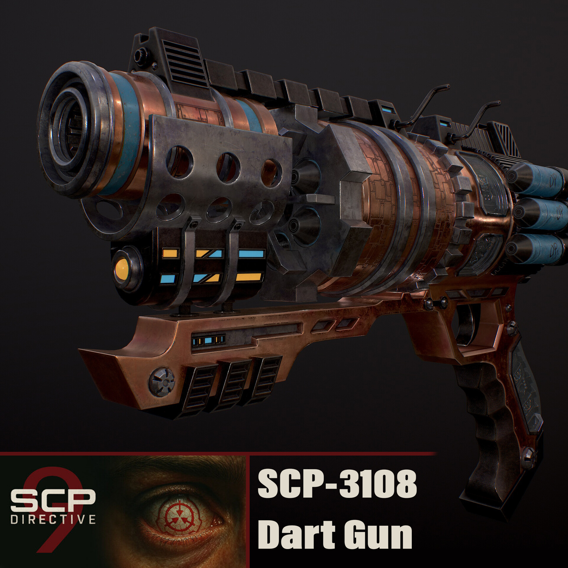 ArtStation - SCP-3108 DartGun — SCP: Directive Nine