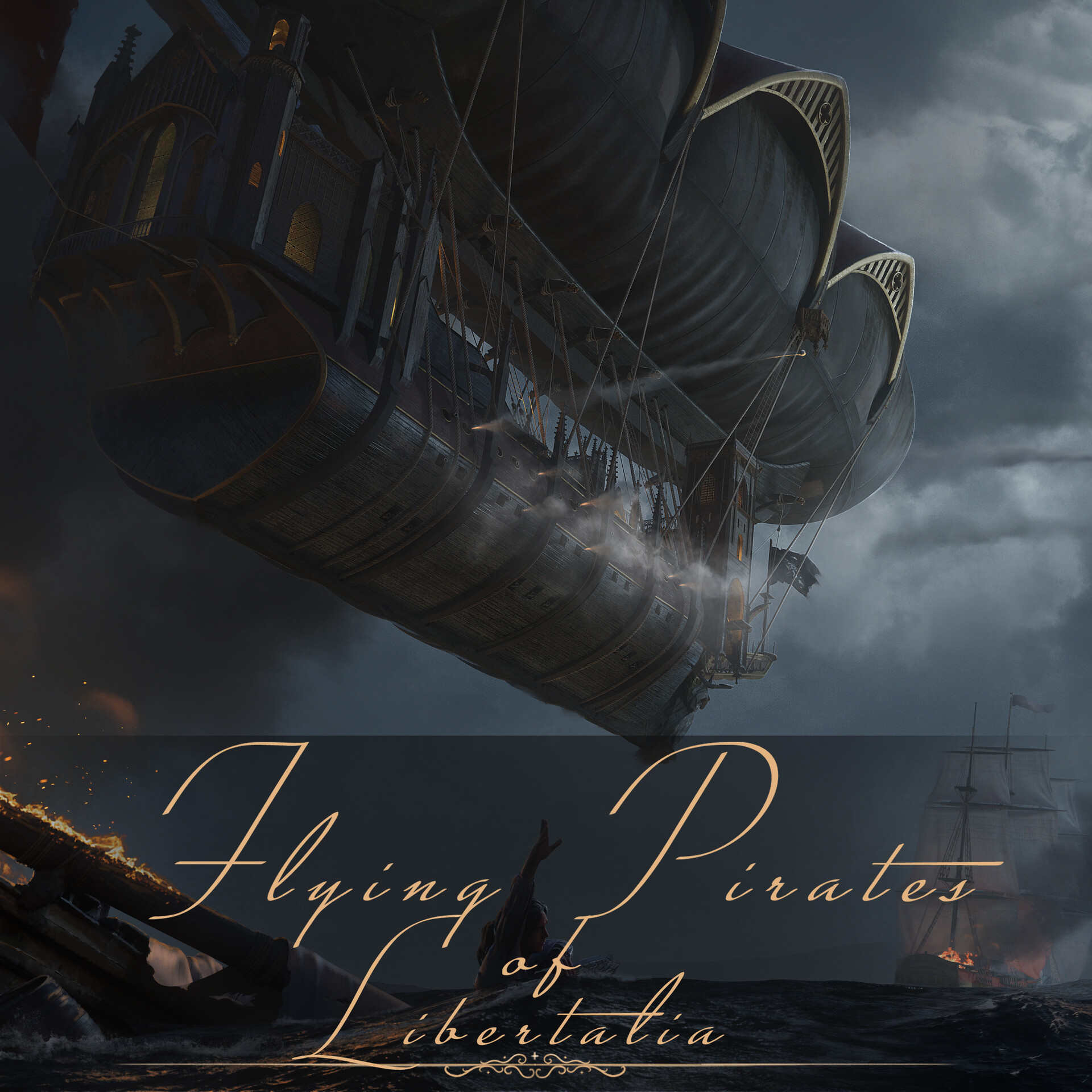 ArtStation - Flying Pirates of Libertalia pt. 2