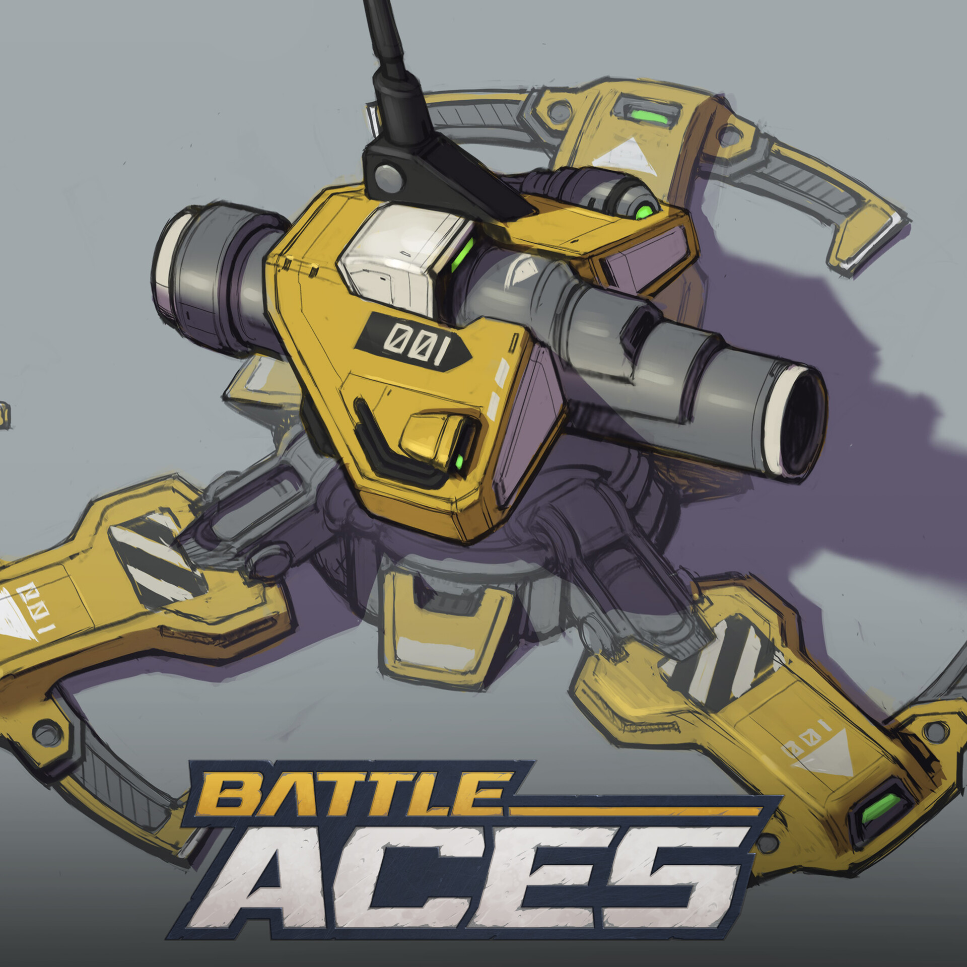 ArtStation - Battle Aces: Fortified Mortar Concept Art