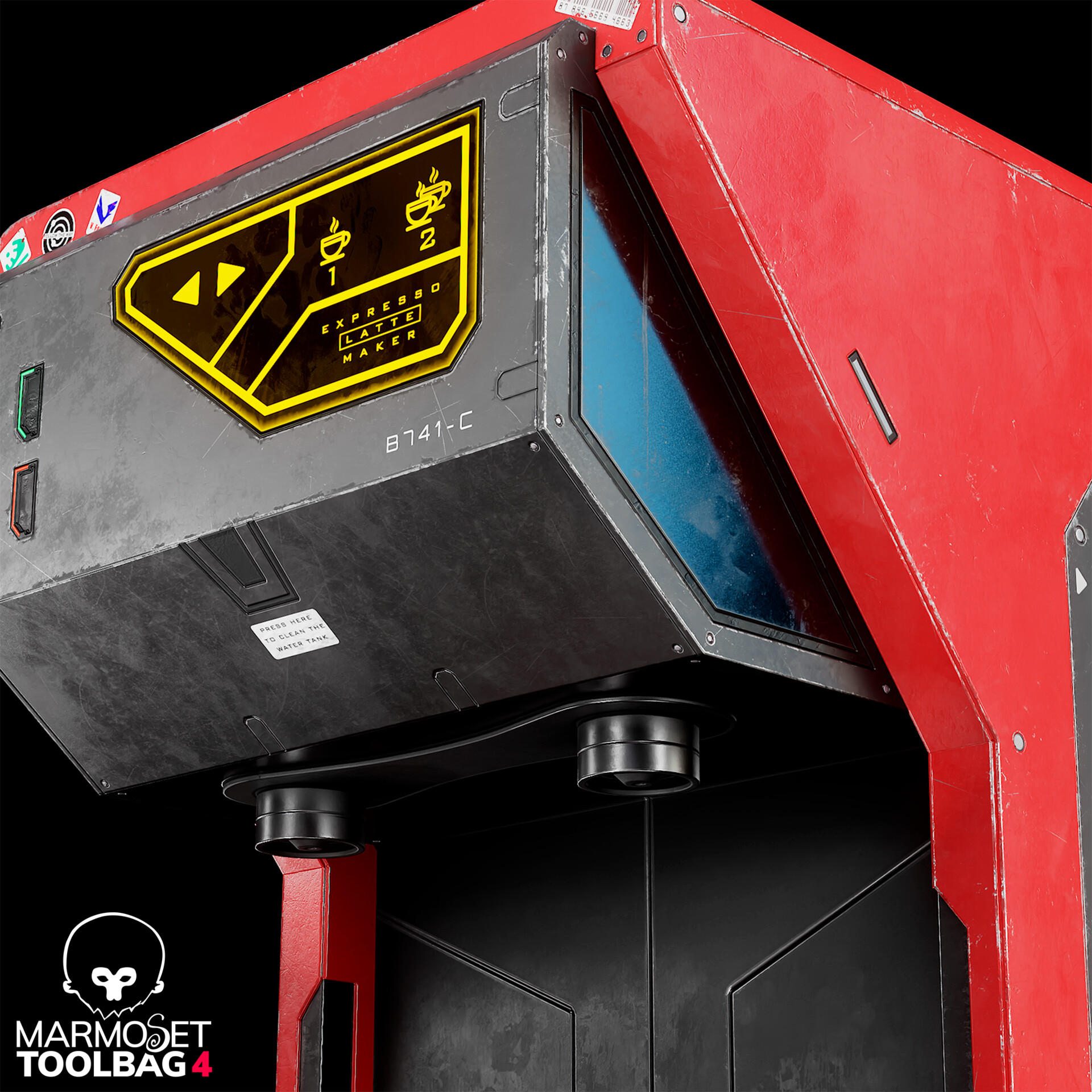 ArtStation - SCI-Fi COFFEE MACHINE