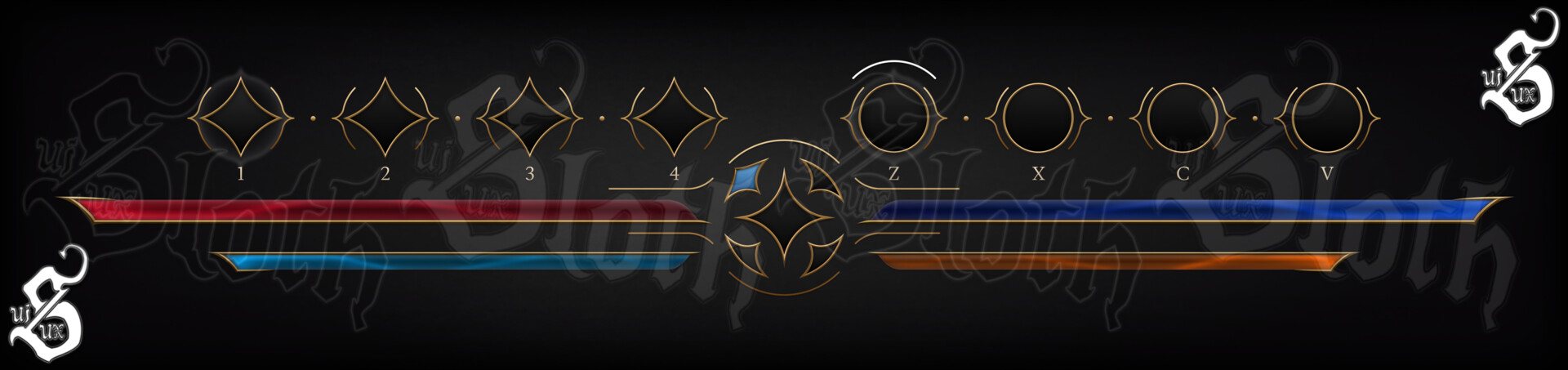 ArtStation - Fantasy Player HUD