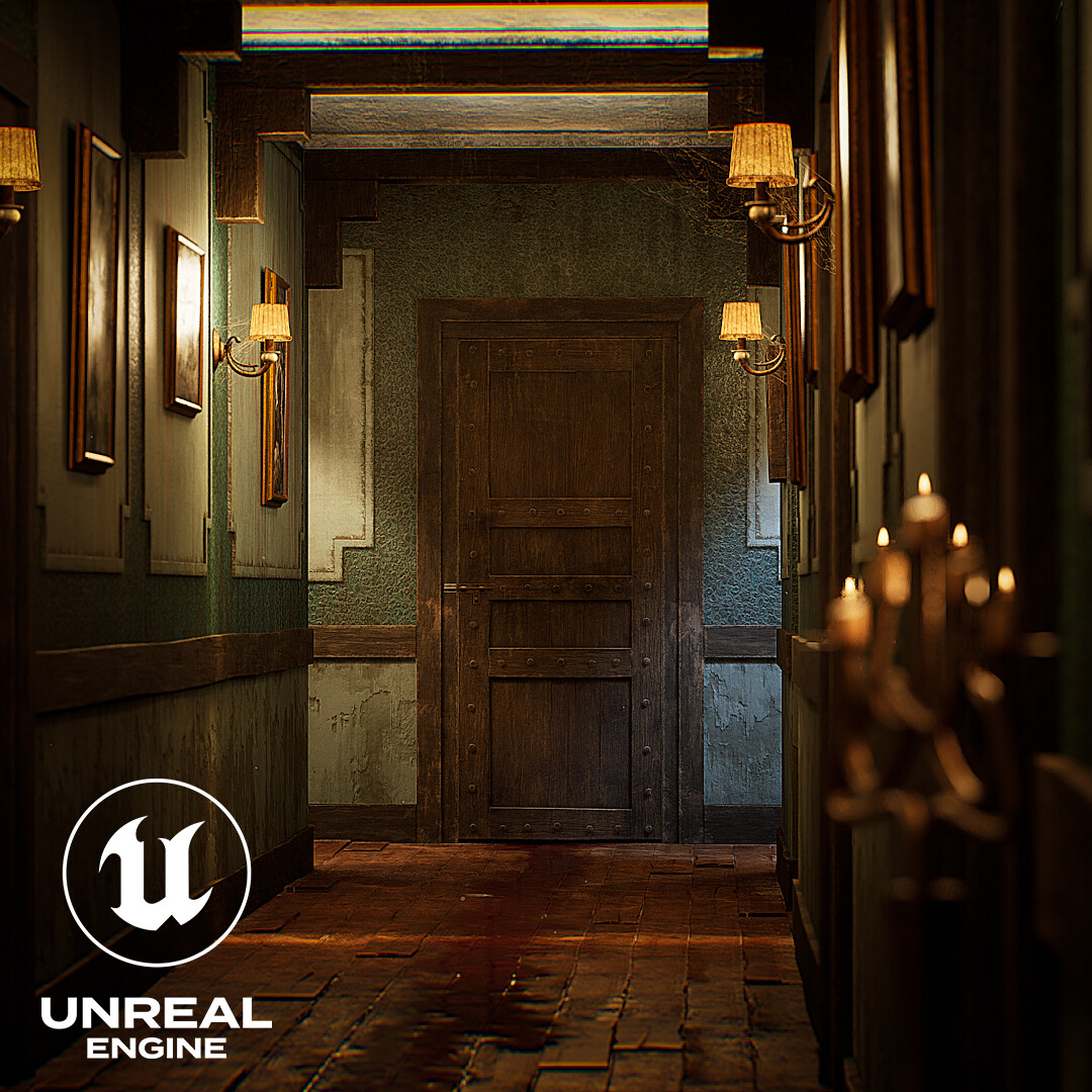 ArtStation - Horror Hallway Environment
