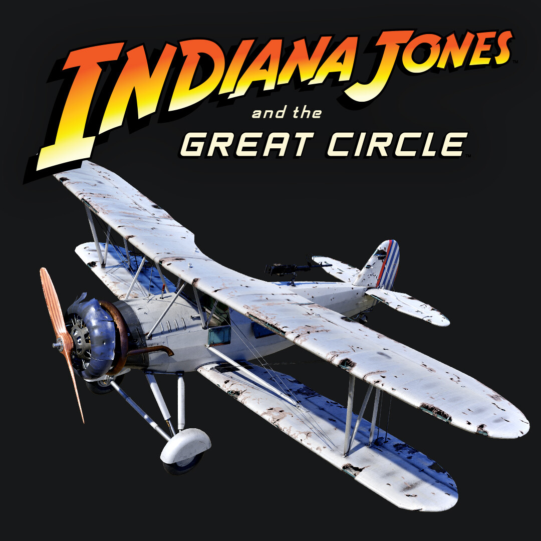 ArtStation - Indiana Jones and The Great Circle - Shanghai Biplane