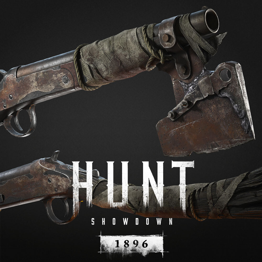 ArtStation - Weapon 3D Models for Hunt: Showdown