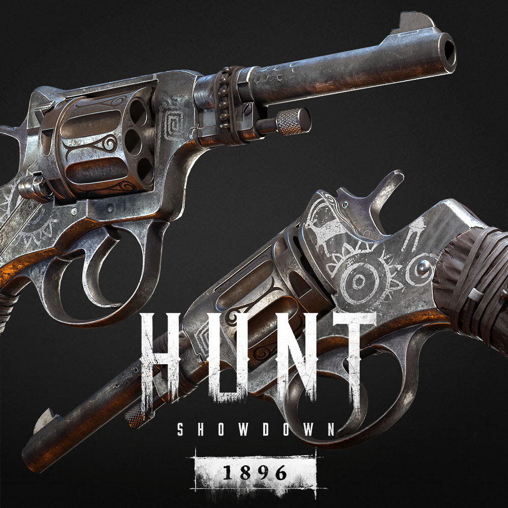 ArtStation - Weapon 3D Models for Hunt: Showdown
