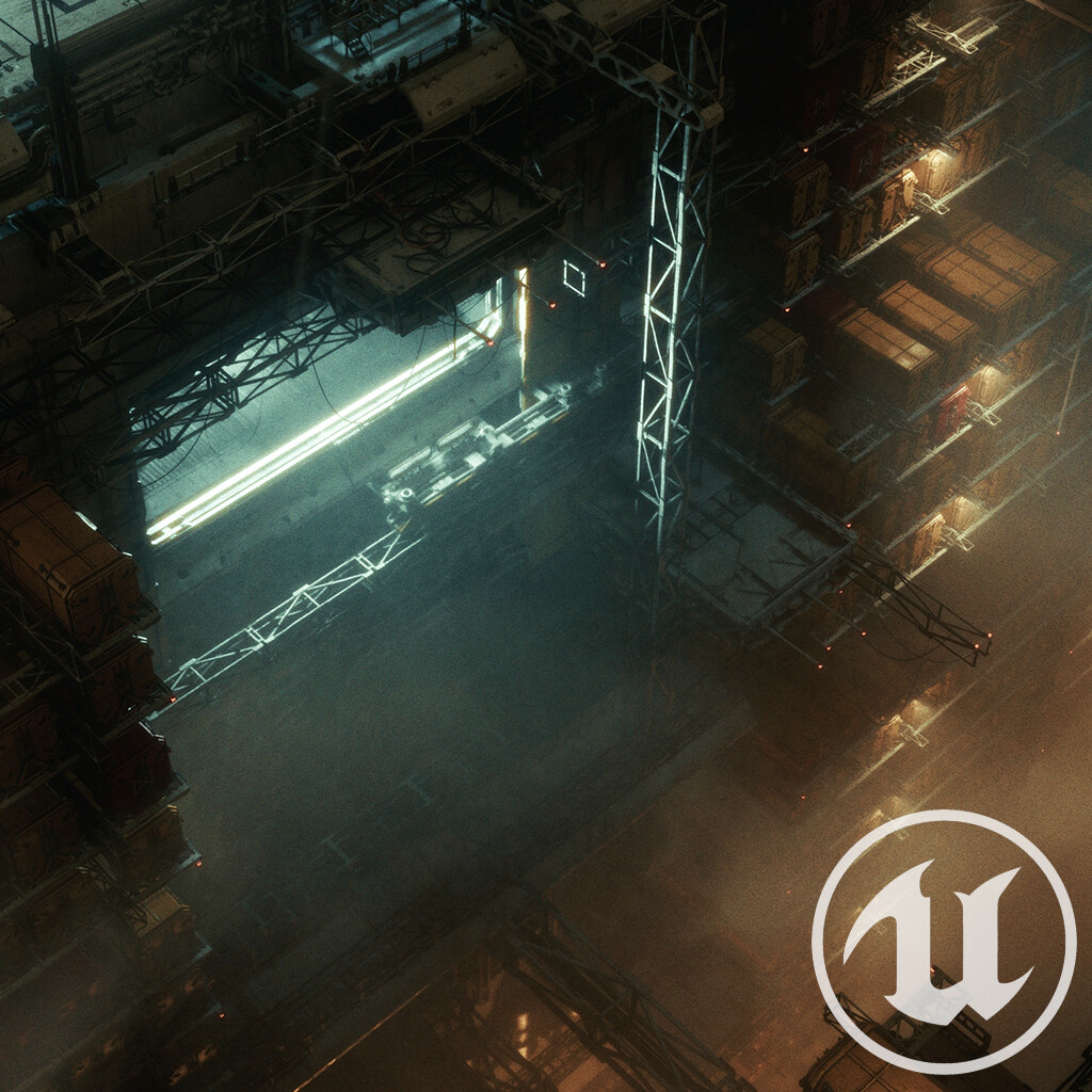 ArtStation - Sci-Fi Port | UE5 Relight