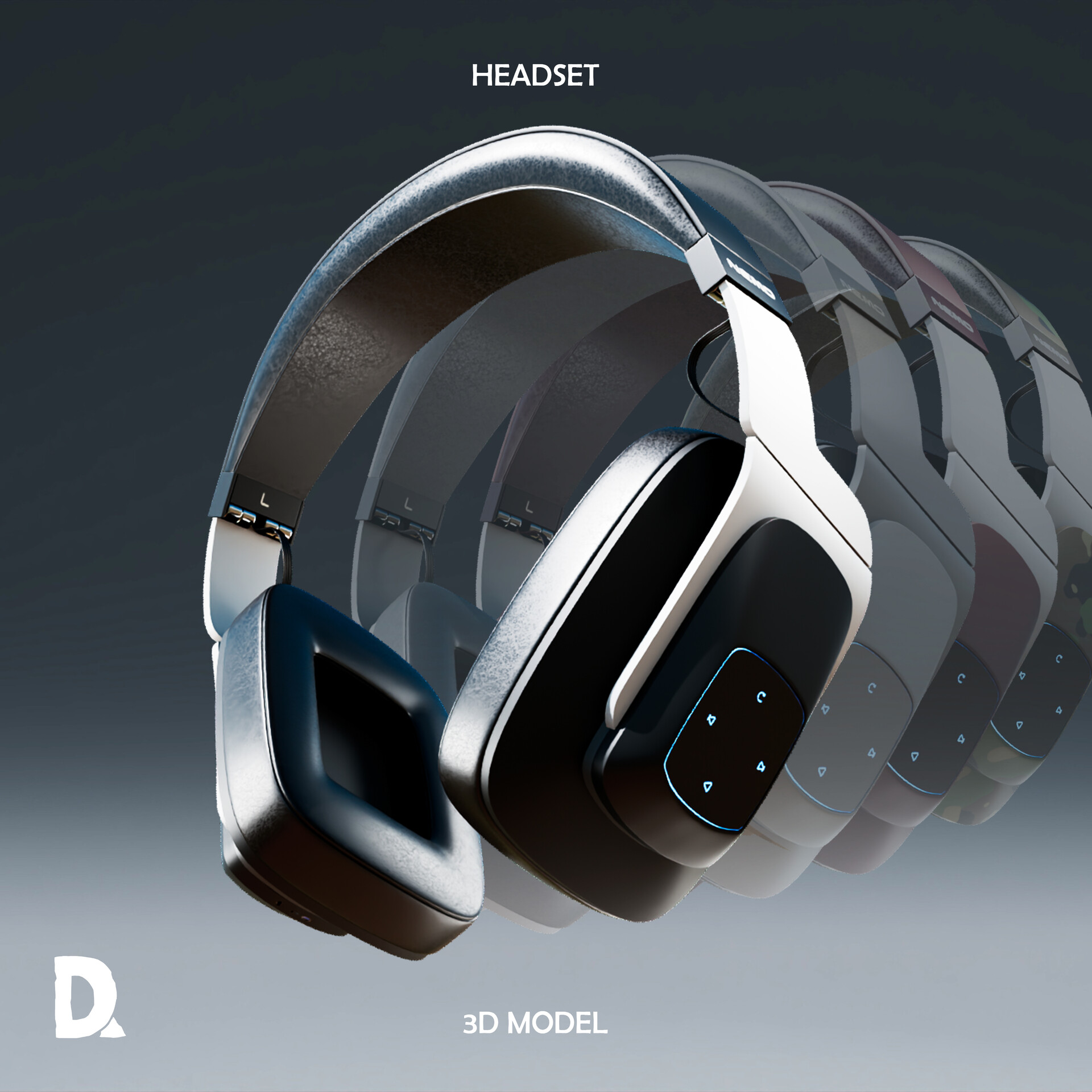 ArtStation - HEADSET 3D MODEL