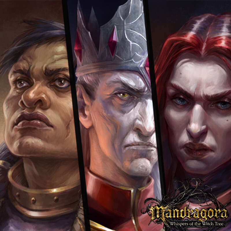 ArtStation - Mandragora: Whispers of the Witch Tree - Character portraits