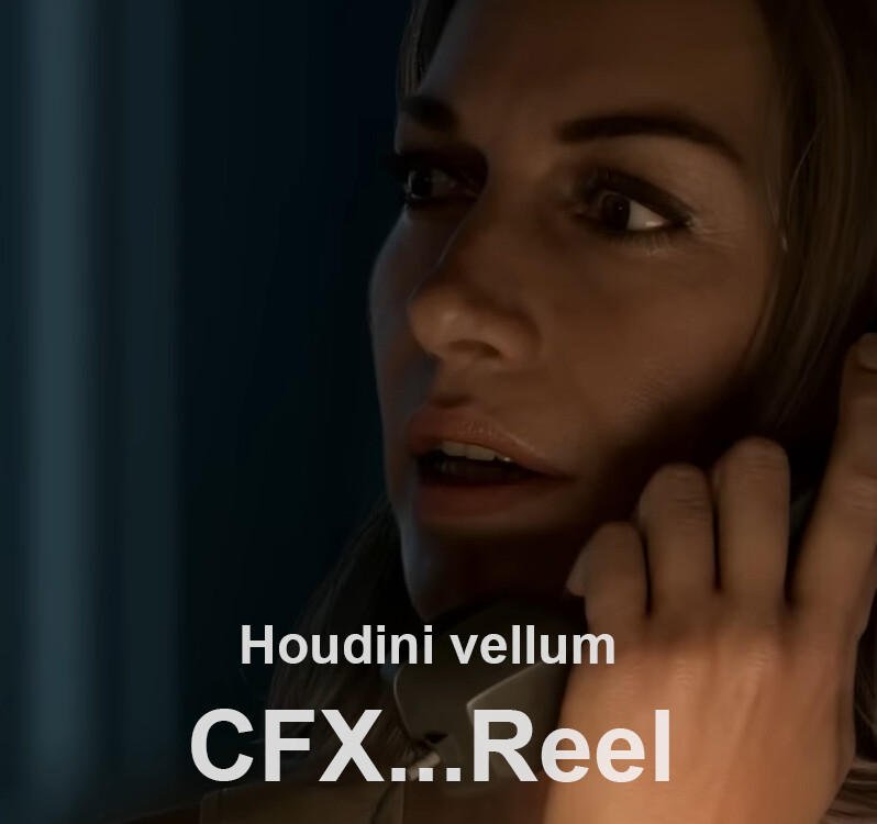 ArtStation - Houdini vellum simulation Cfxreel