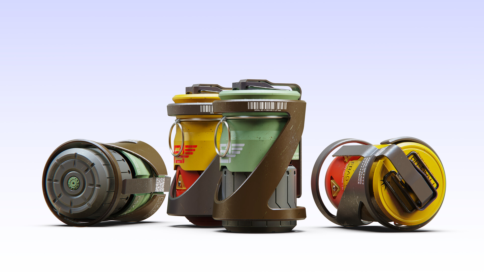 ArtStation - "Tactical Grenades – TE4"