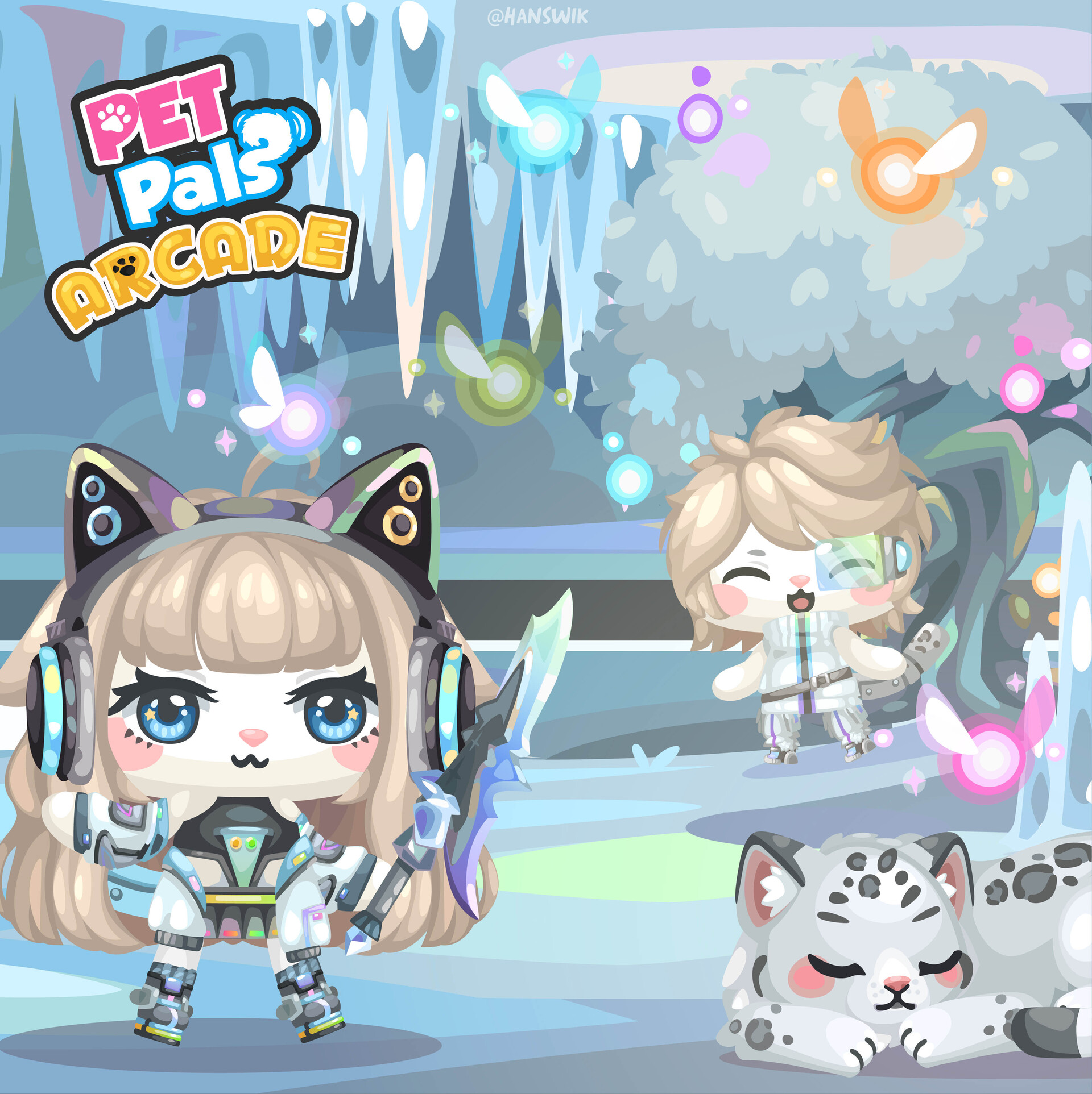 ArtStation - Holo World Game assets - pet society(pals)