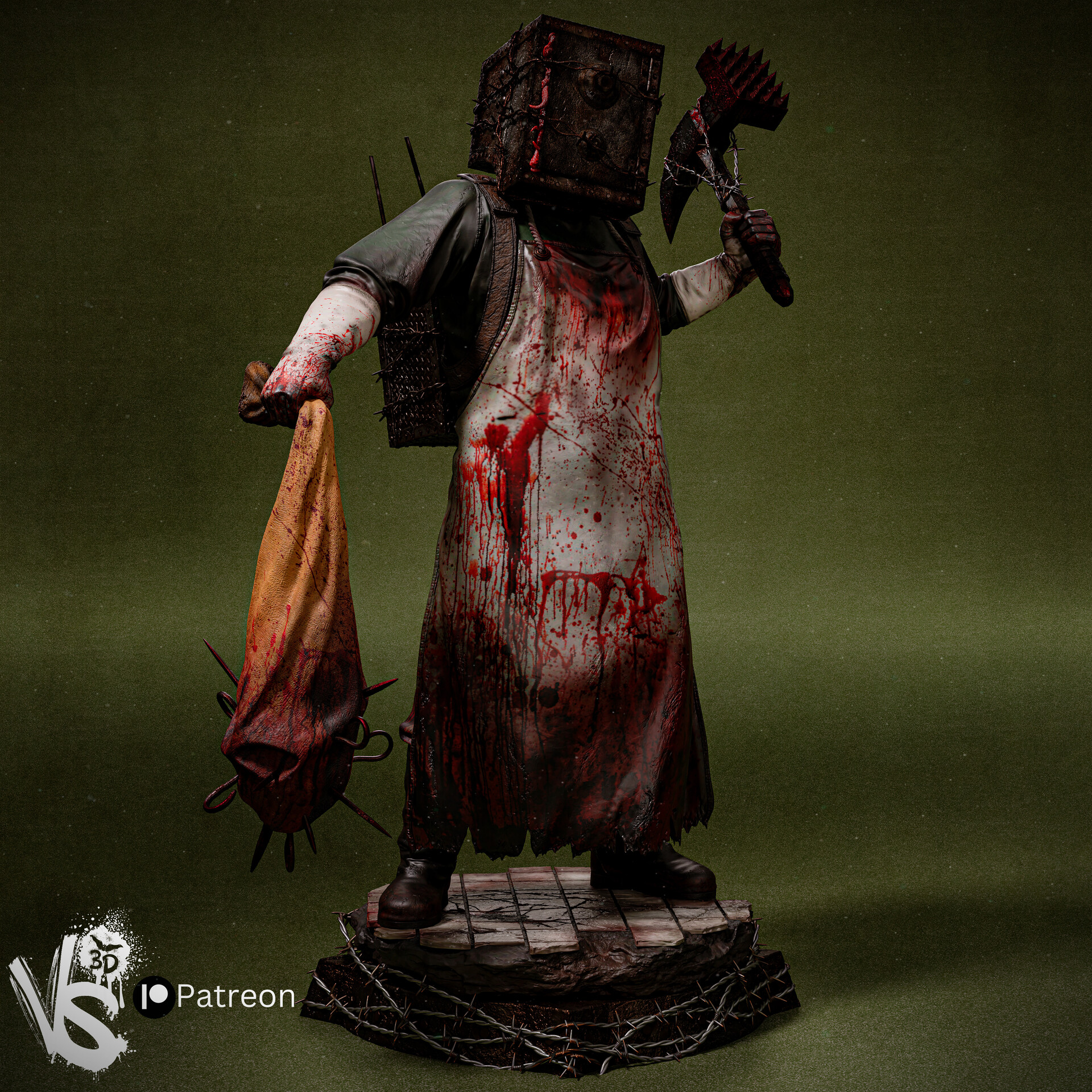 ArtStation - The Keeper- The Evil Within Fan art