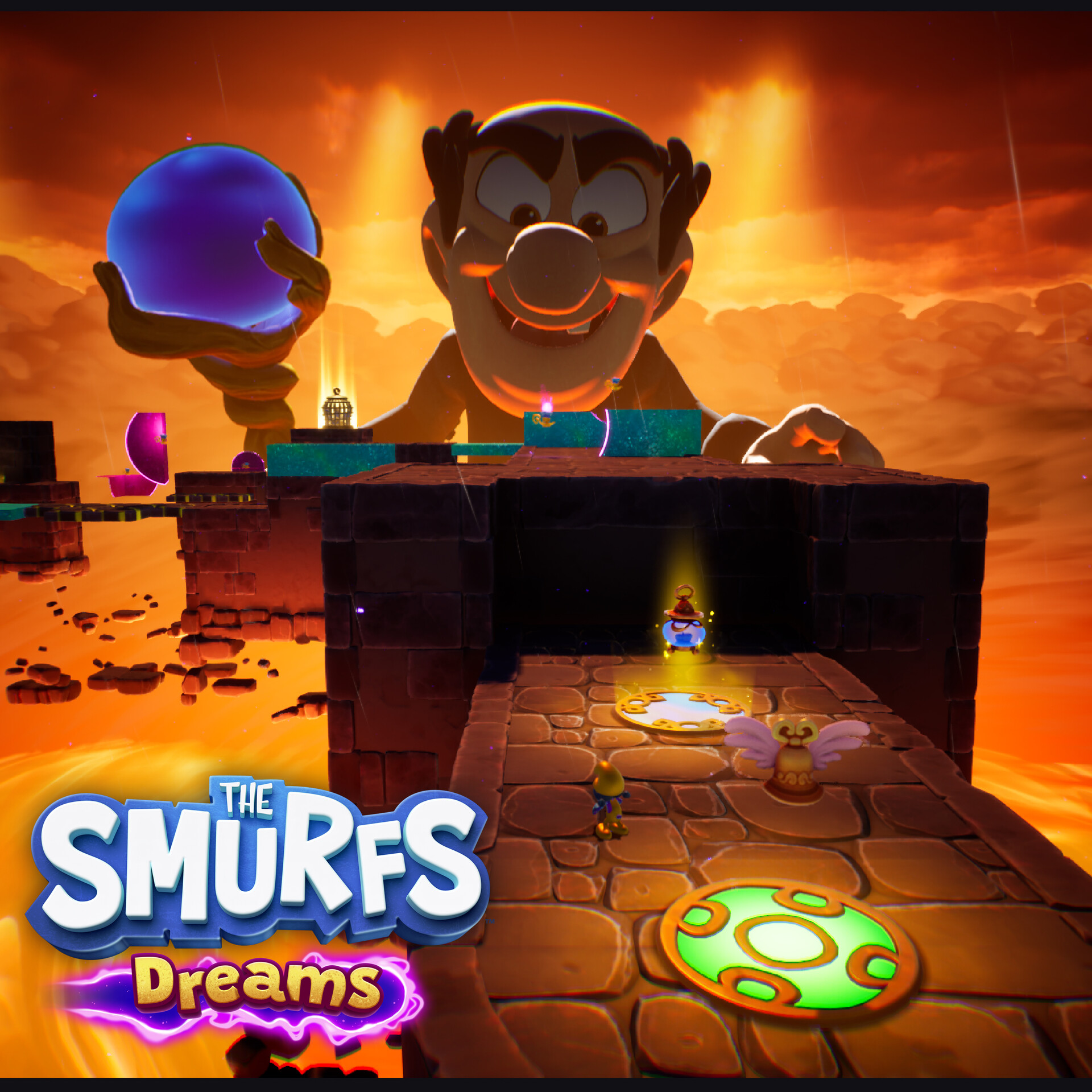 Ocellus - SERVICES - The Smurfs Dreams - Gargamel Boss Fight in game