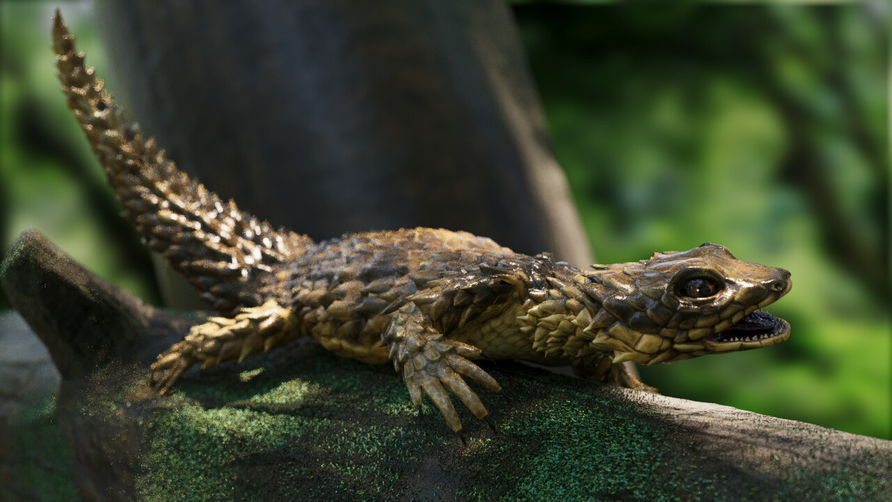 ArtStation - Ouroboros Lizard