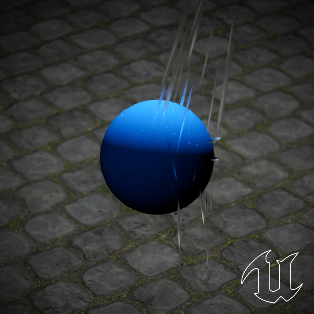 ArtStation - Water Dropplets VFX - UE5
