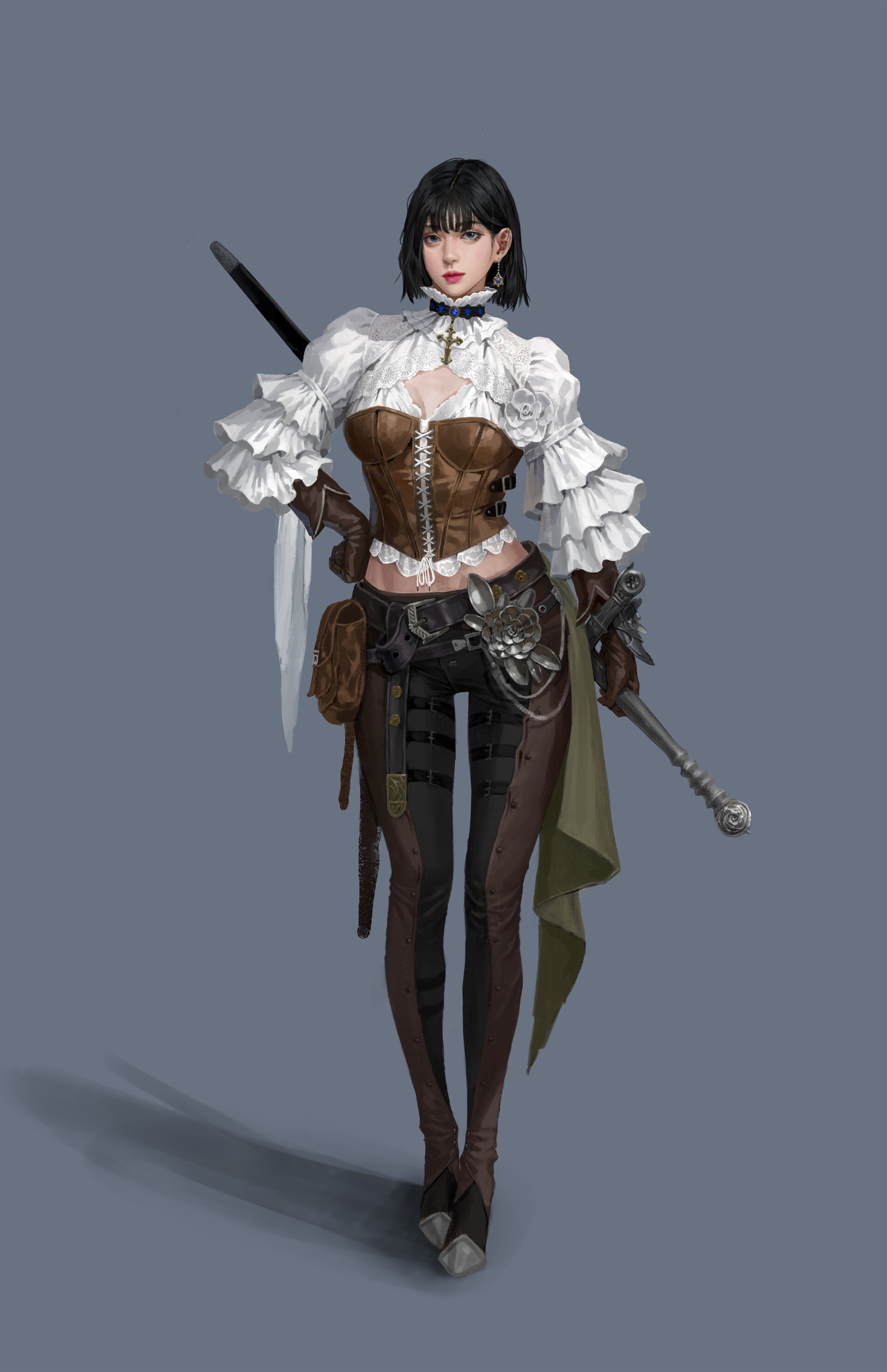 ArtStation - Girl Swordman