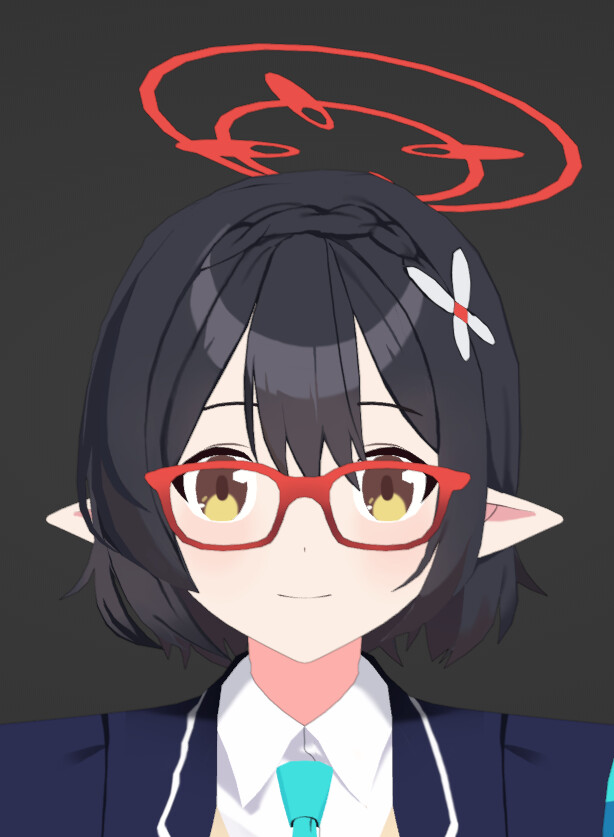 ArtStation - Ayane Okusora from Blue Archive (3D Model)