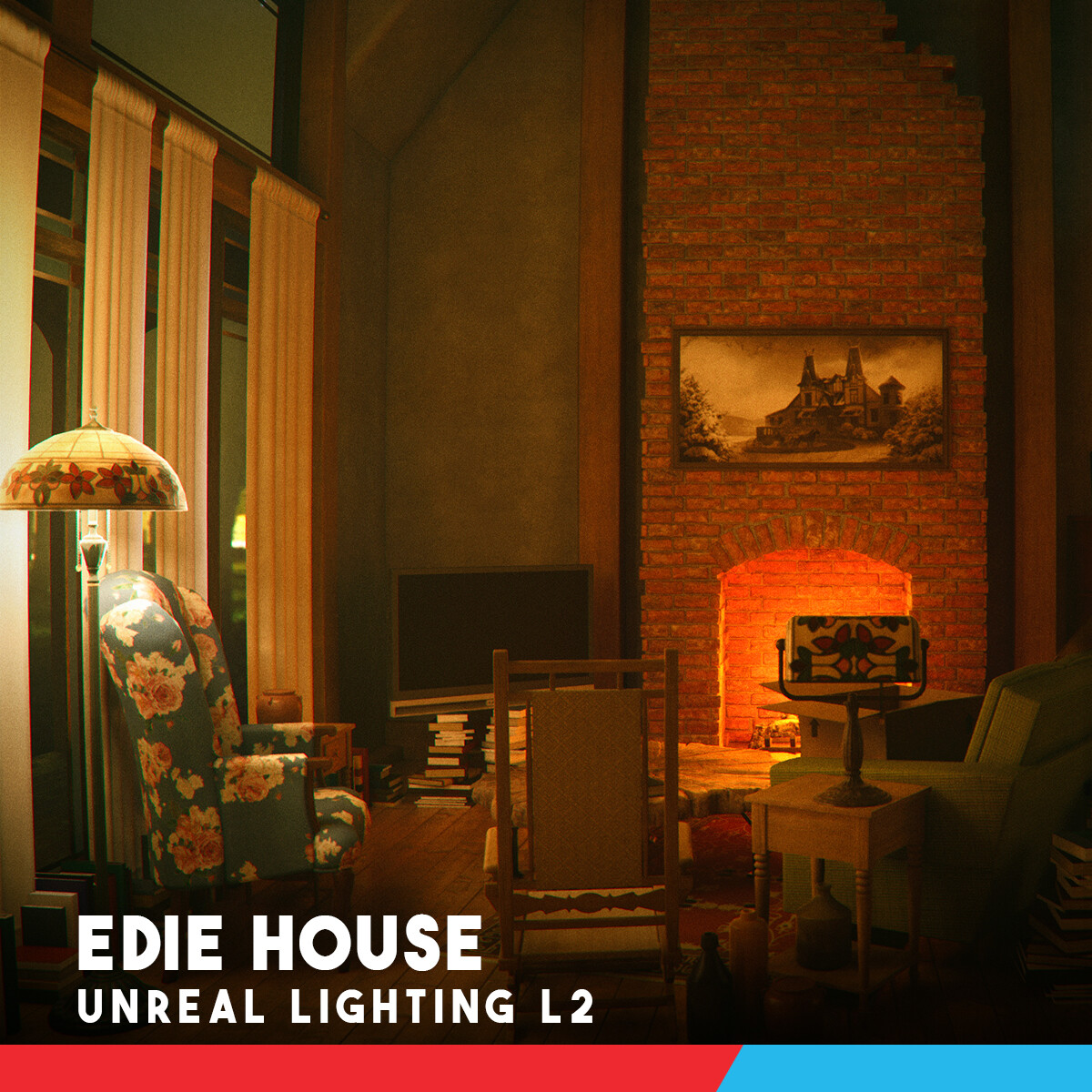 ArtStation - EDIE HOUSE - UNREAL LIGHTING L2