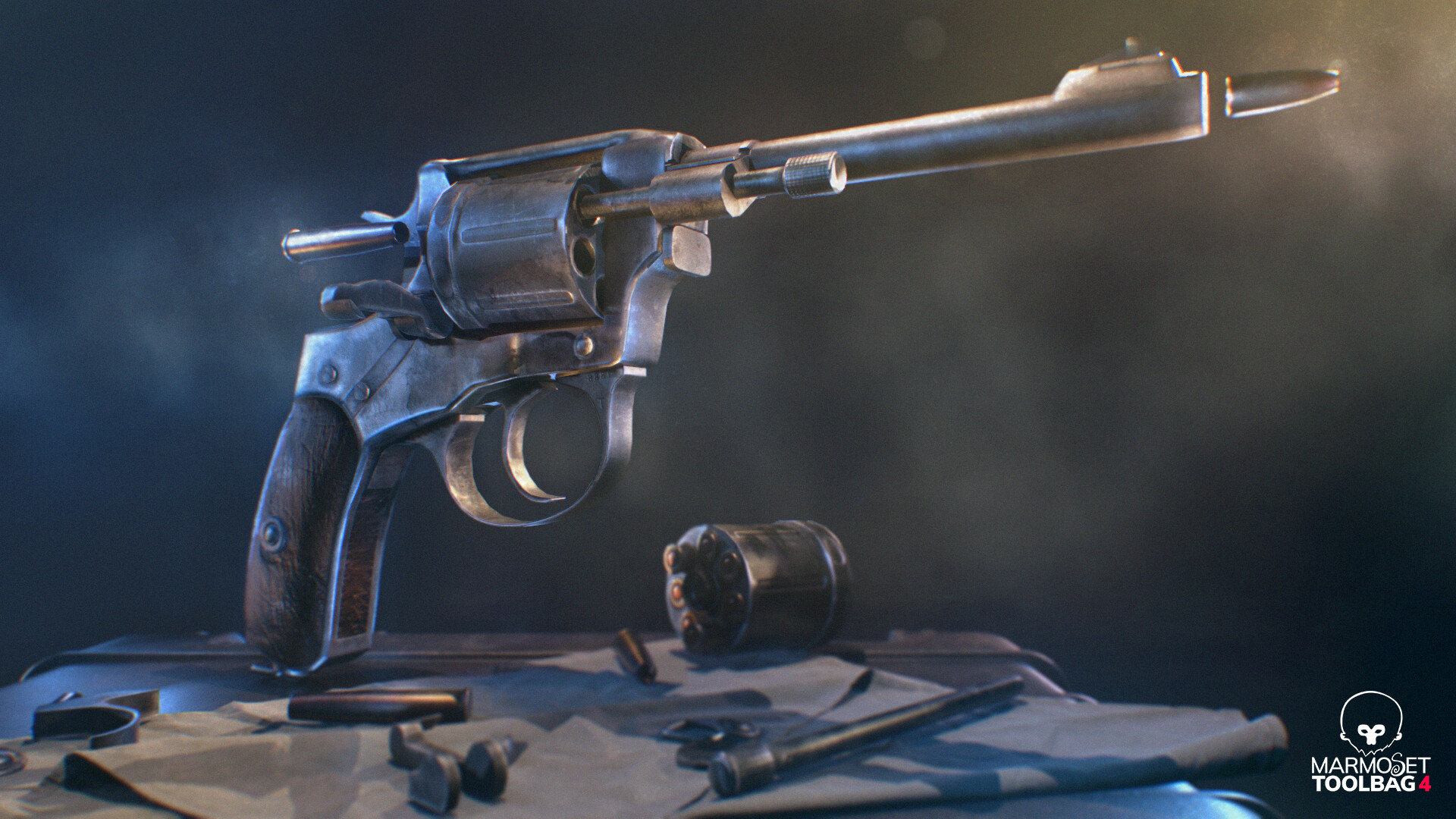 ArtStation - Cold Steel, Hot Barrel – Nagant 1910 Showcase