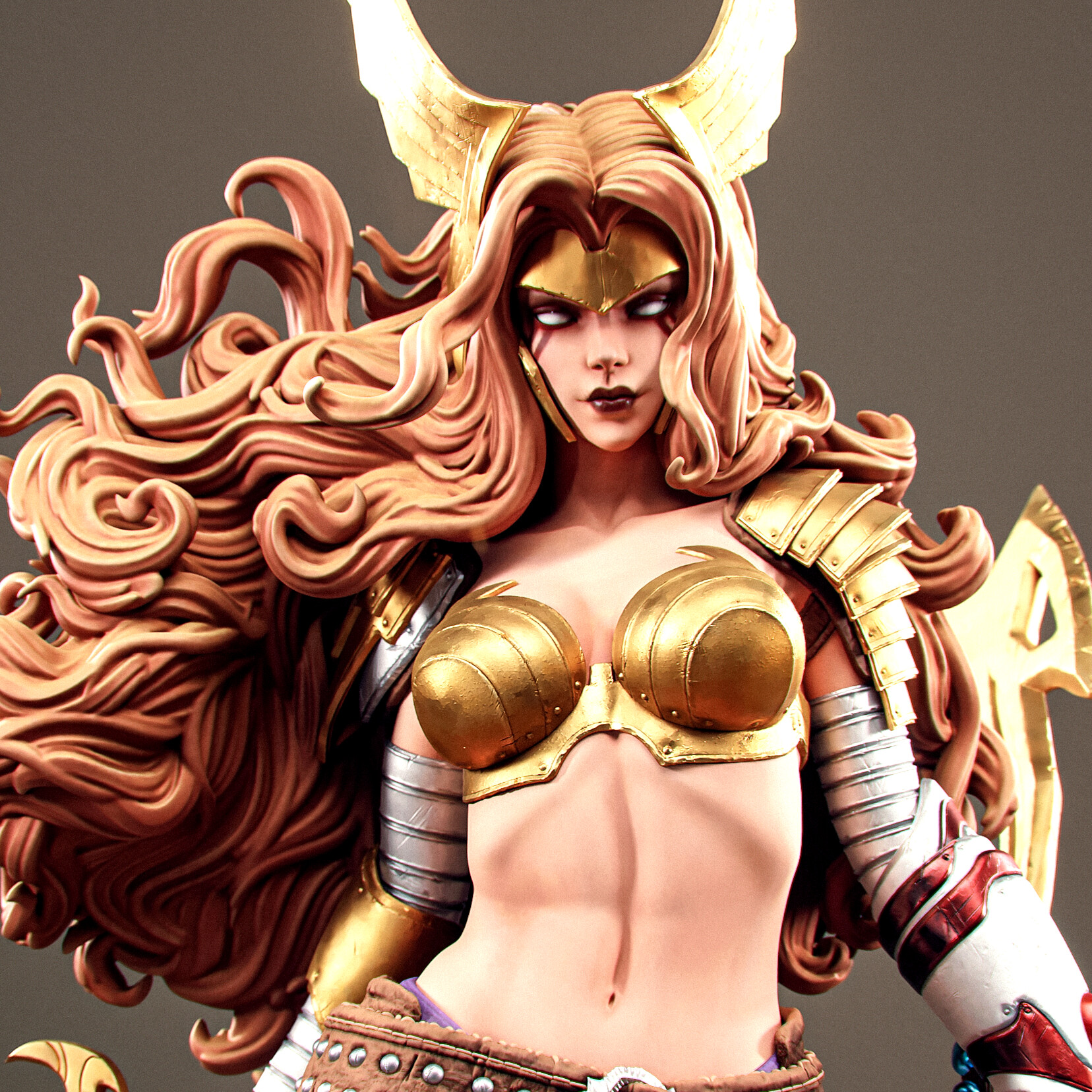 ArtStation - Angela - FanArt Statue
