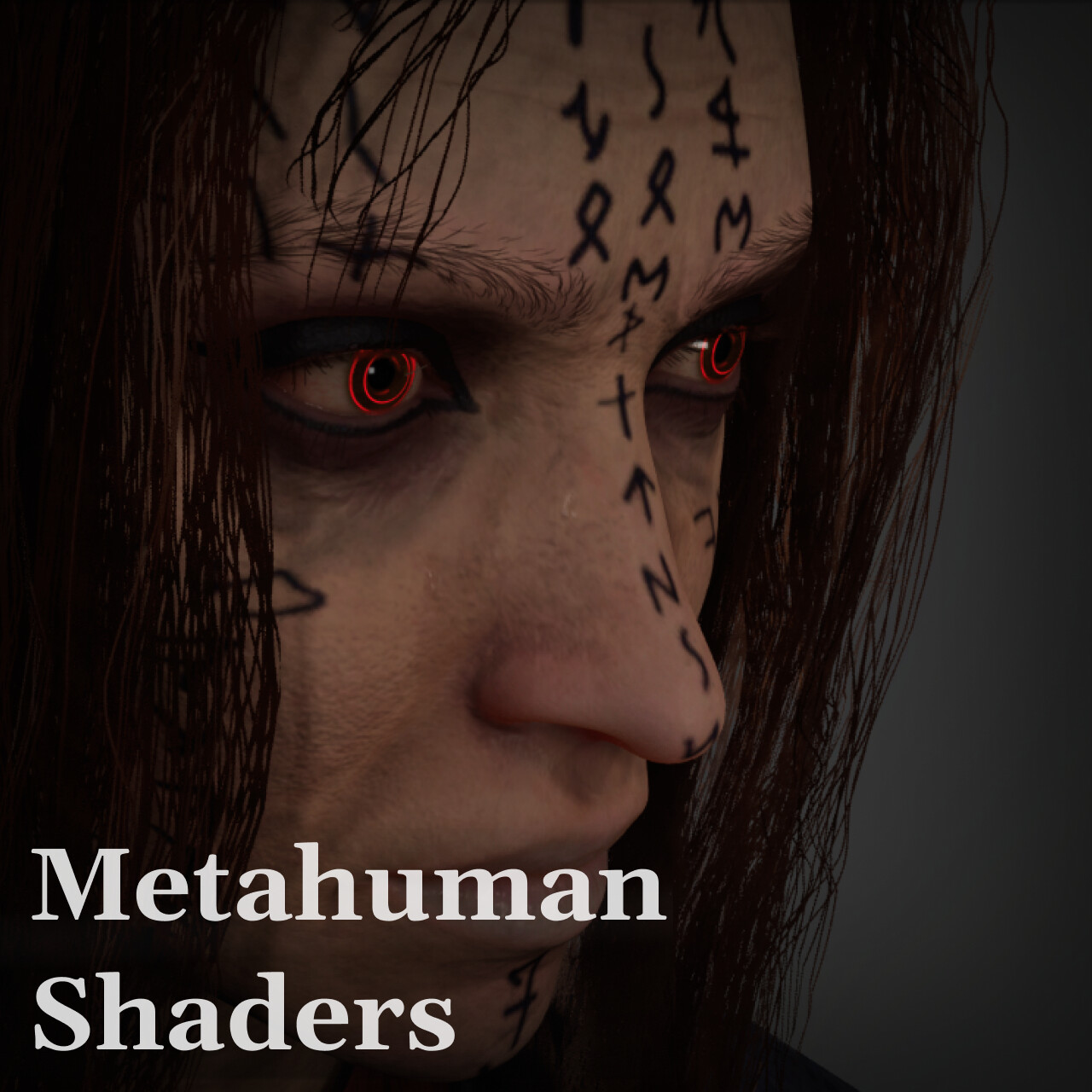 ArtStation - Metahuman shaders (hairs, eye lenses)