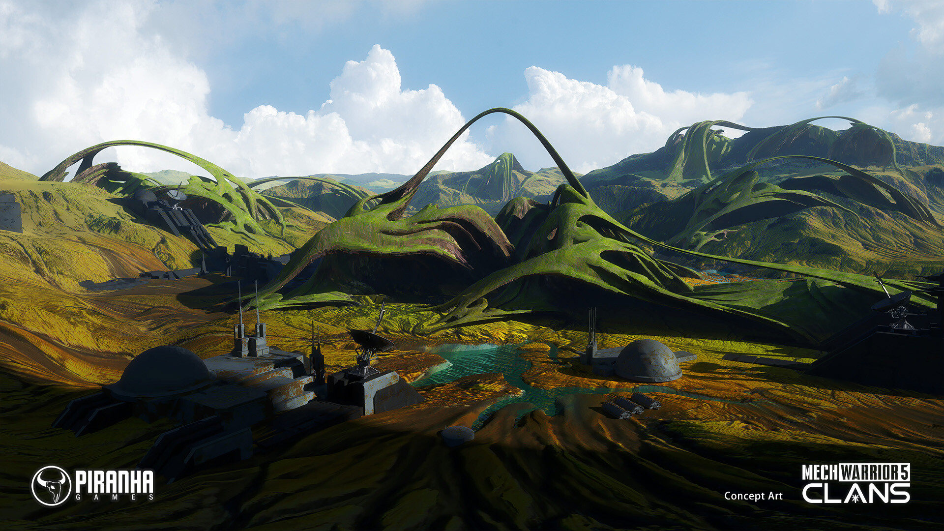 ArtStation - MechWarrior 5: Clans Environment Exploration Concept Art