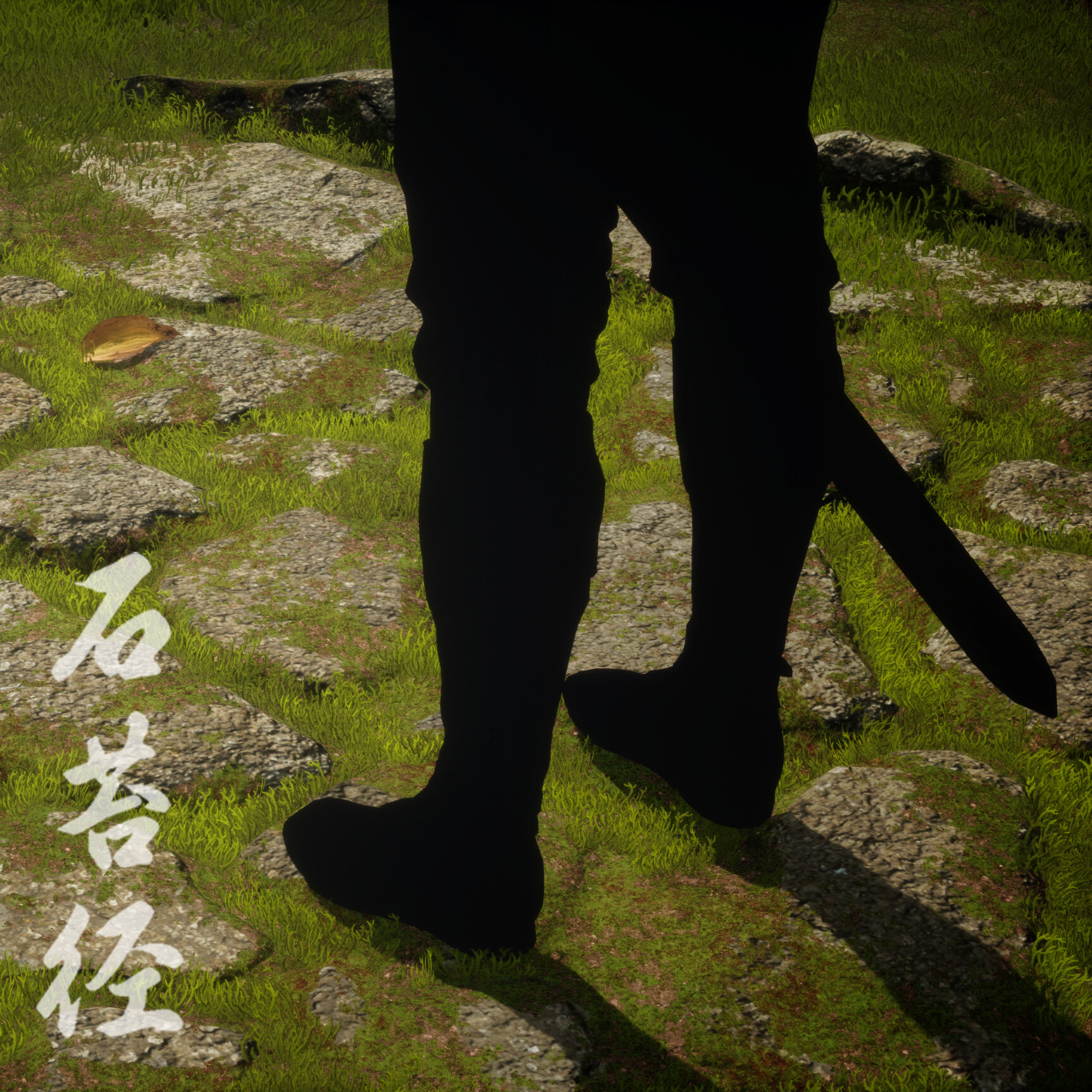 ArtStation - Mossy stone path