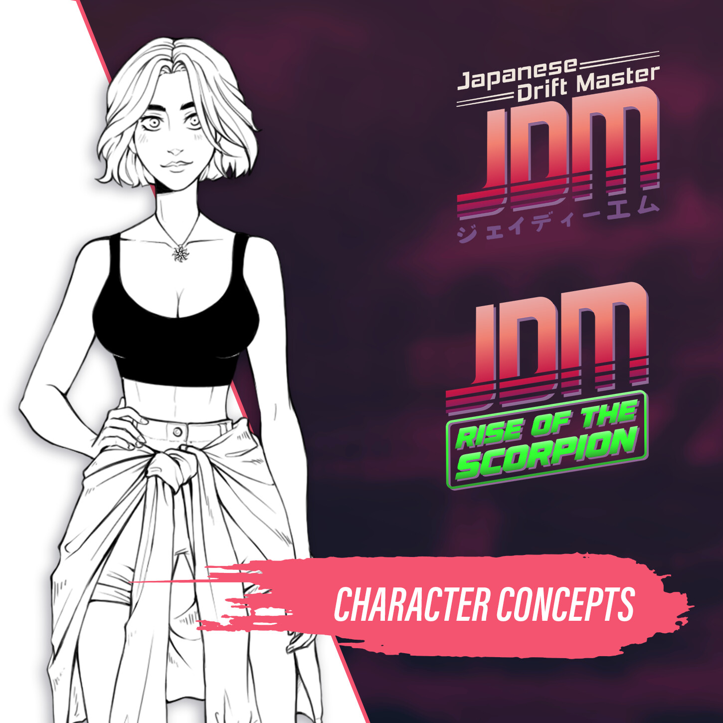 ArtStation - JDM: Japanese Drift Master & JDM: Rise of the Scorpion ...