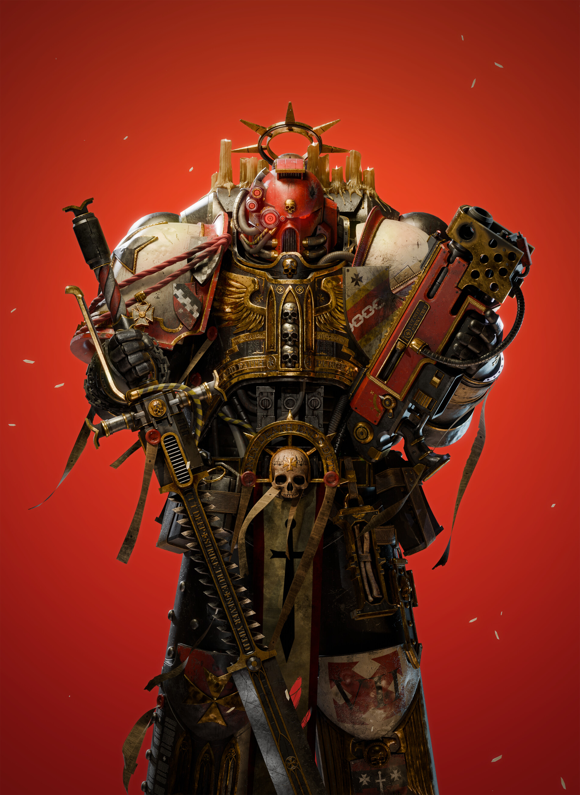 ArtStation - Black Templar Sword Brethren Space Marine, Warhammer 40k