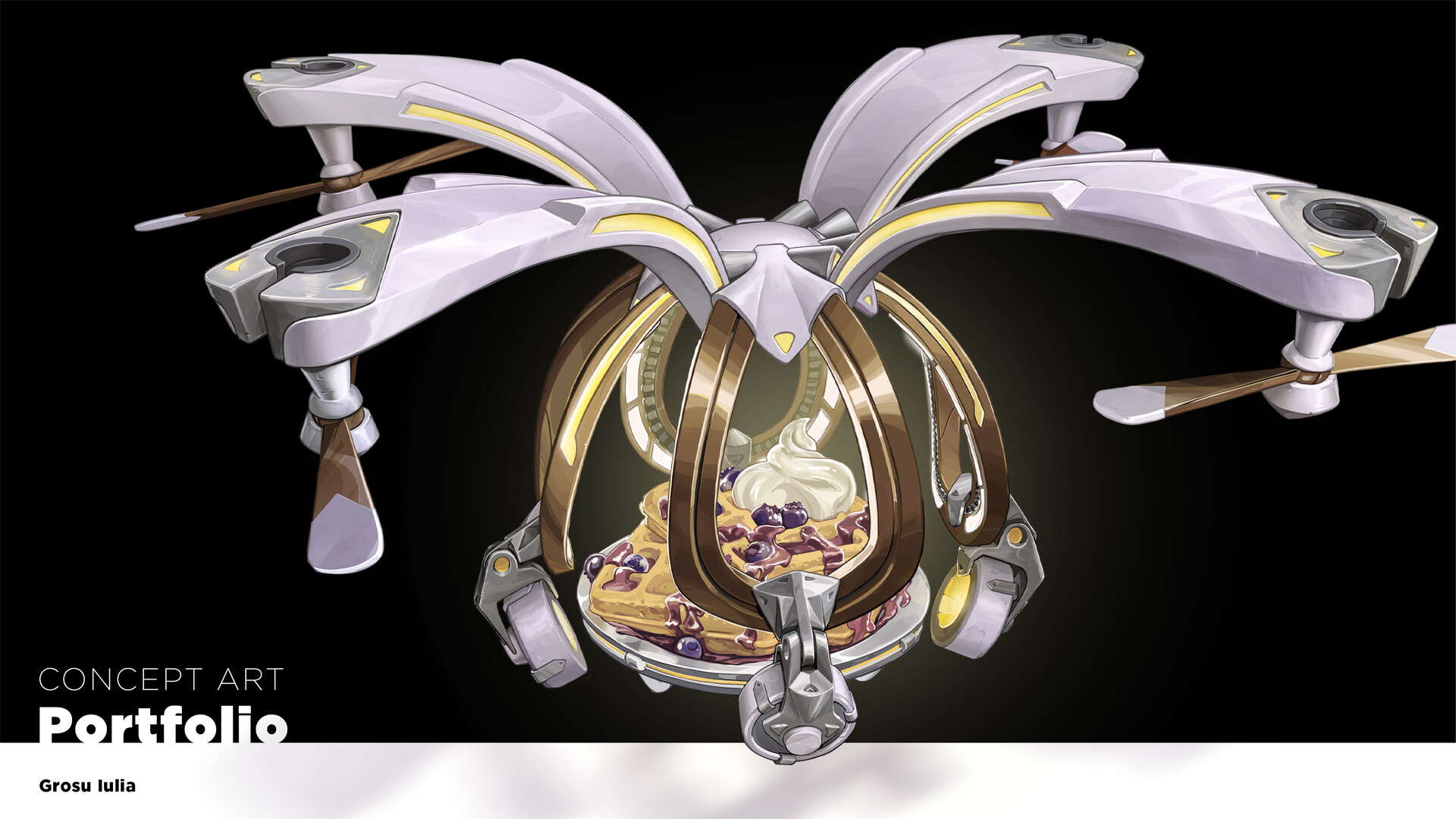 ArtStation - Flying Waffles drone