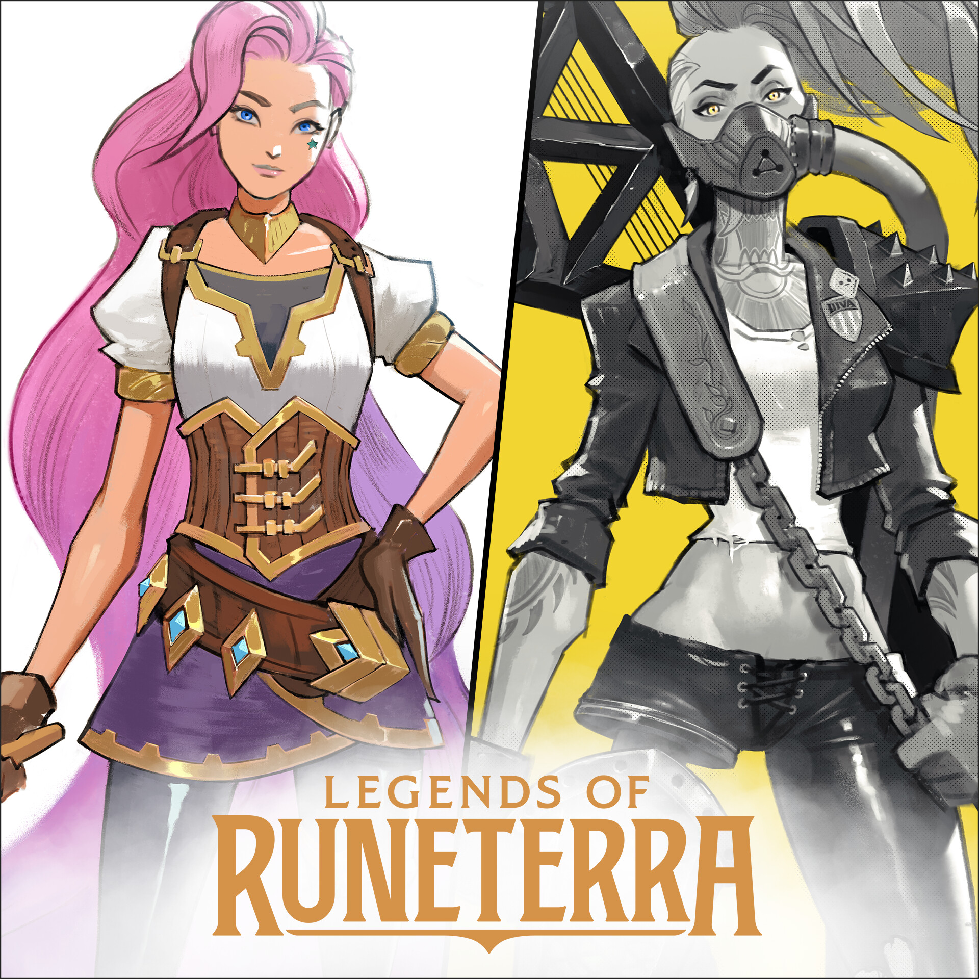 Art of Den - Piltover Heroes & Zaun Villains | LEGENDS of RUNETERRA