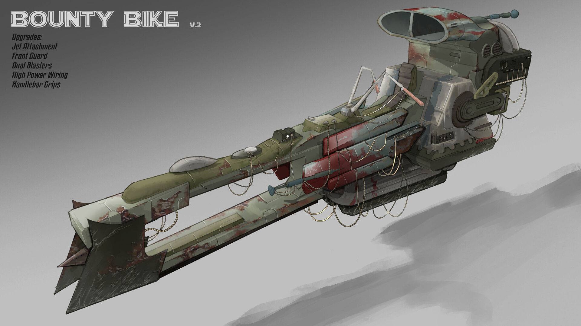 ArtStation - Bounty Bike - Star Wars: Outlaws (Unofficial Concept)