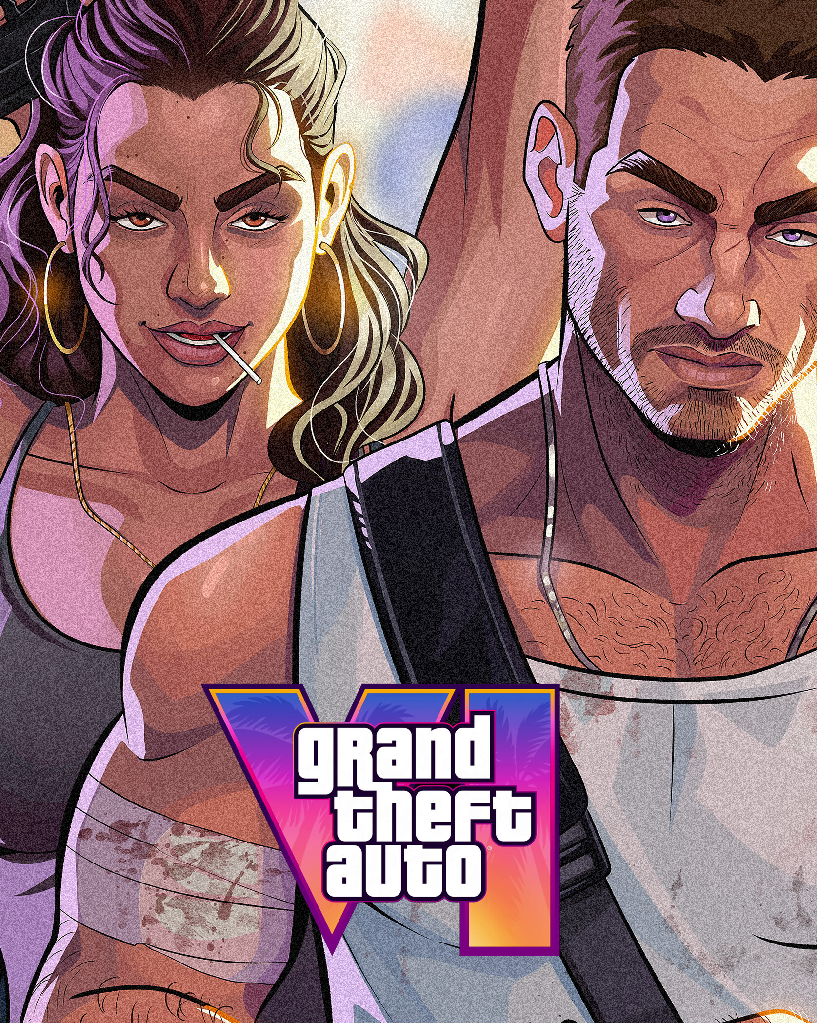 ArtStation - Grand Theft Auto 6 - Character Posters