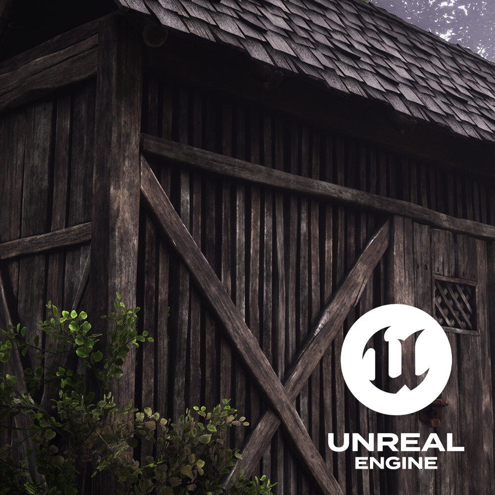 ArtStation - Modular Kit - Romanian Corn barn