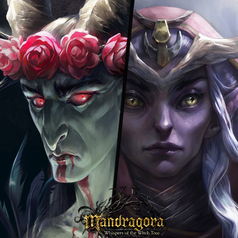 ArtStation - Mandragora: Whispers of the Witch Tree - Character portraits