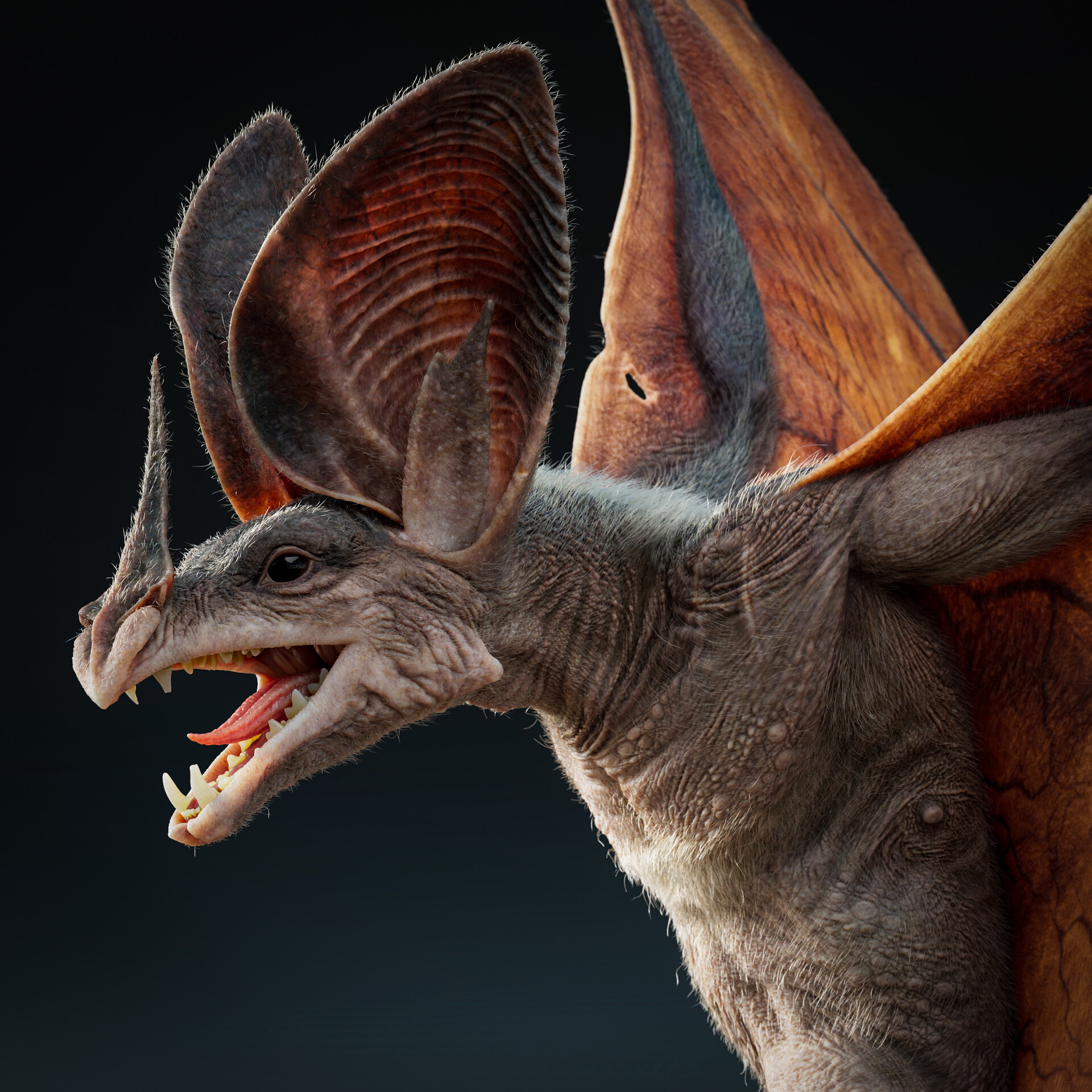 ArtStation - Bat Dragon | Anatomy & Animation Study